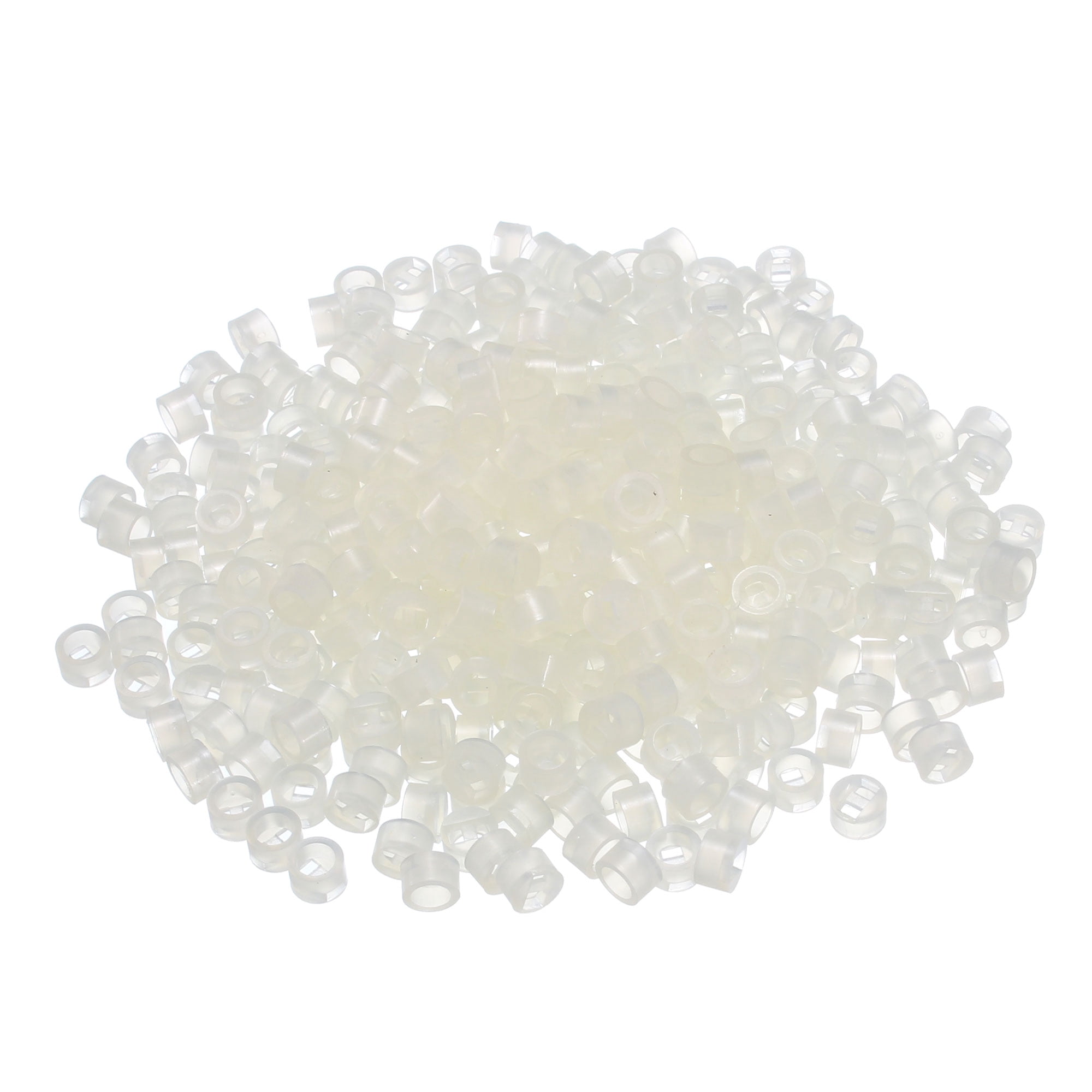 400pcs 3.5x5x3mm Nylon Straight Insulated Tube PCB Pillar Standoff ...