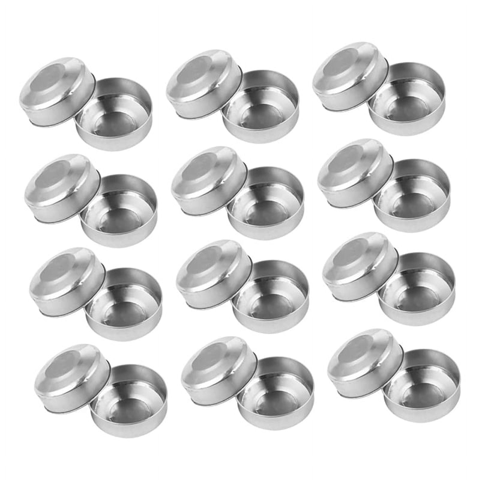 400pcs Aluminum Candle Box Candlestick Tealight Dish DIY Candles Case ...