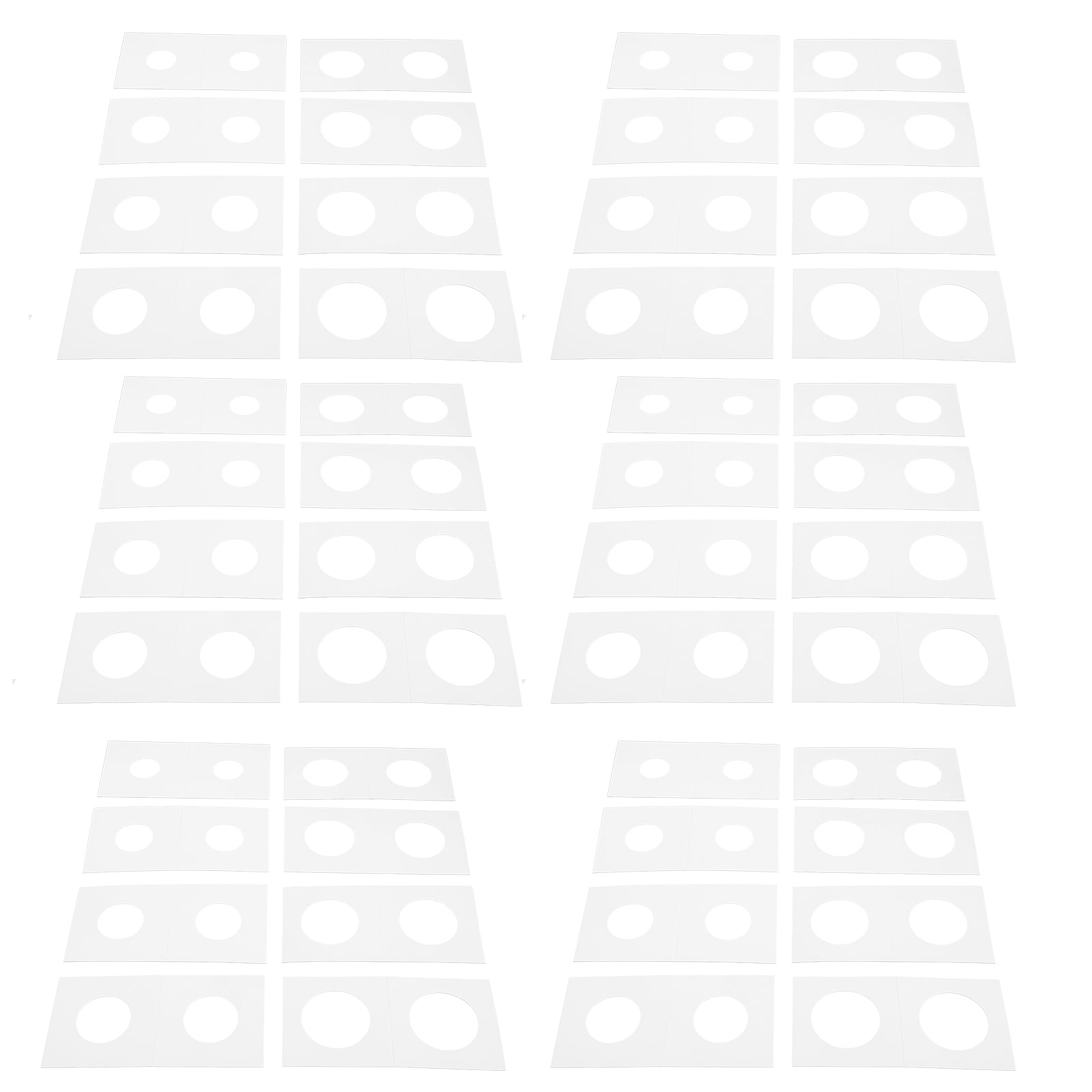 400pcs Coin Holder Cardboard Coin Holders Coin Flips Coin Collecting ...