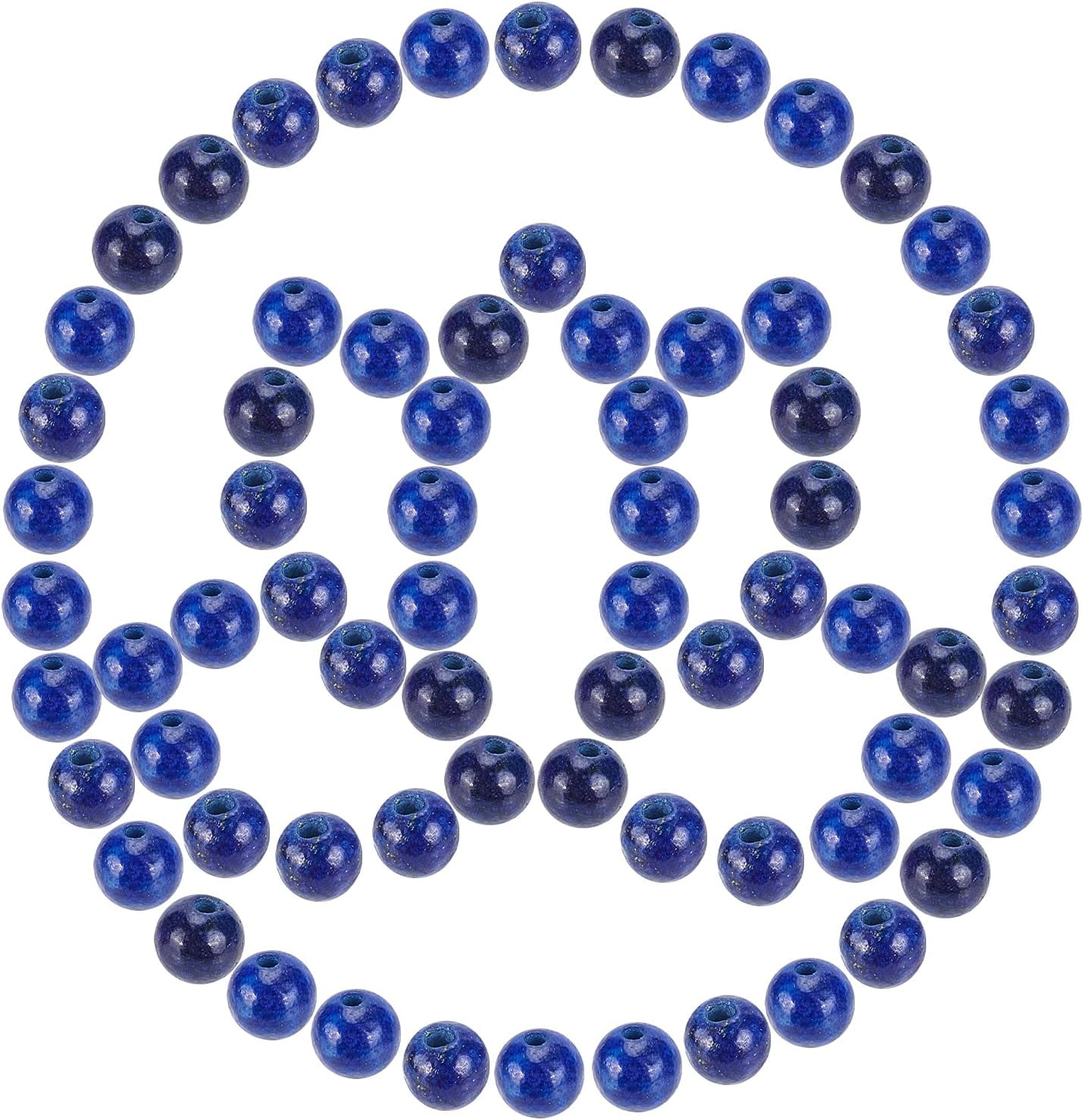 400pcs Lazuli Beads 4mm Gemstones Beads Semi Precious Beads Smooth ...