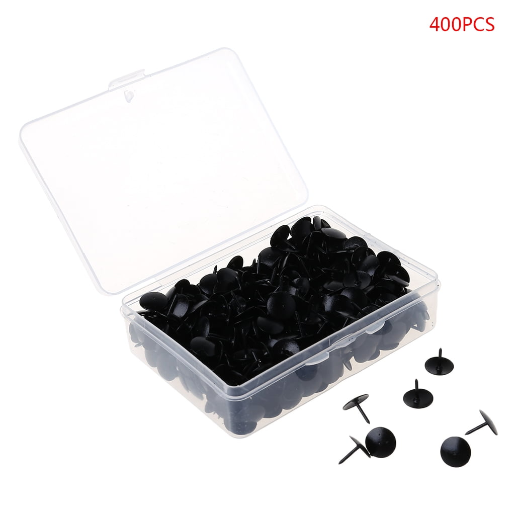 400pcs Metal Thumbtack Drawing Pins Pushpin Cork Board Photo Wall Map ...