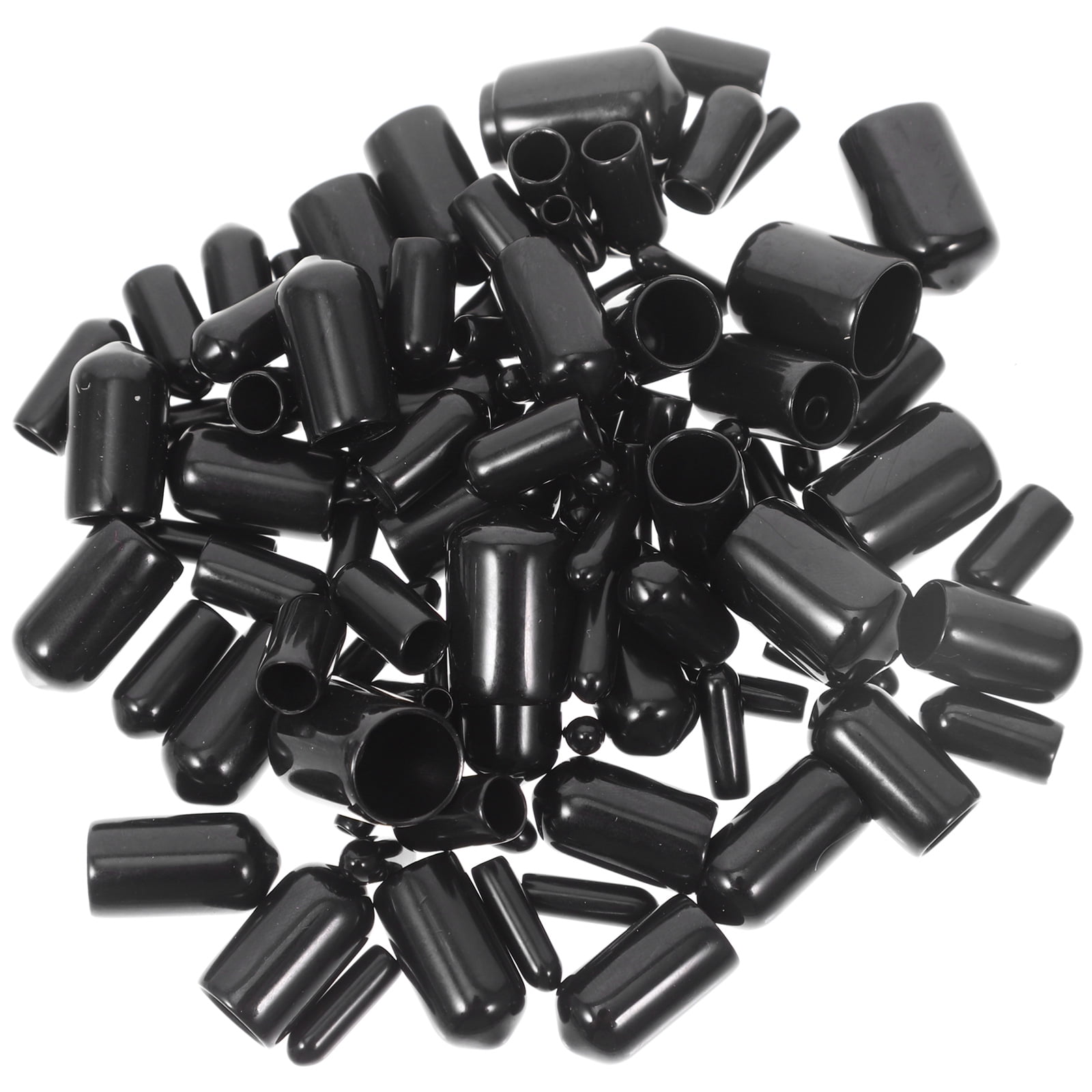 400pcs Round Rubber End Caps Screws Cover Screw Protectors Rubber Bolt ...