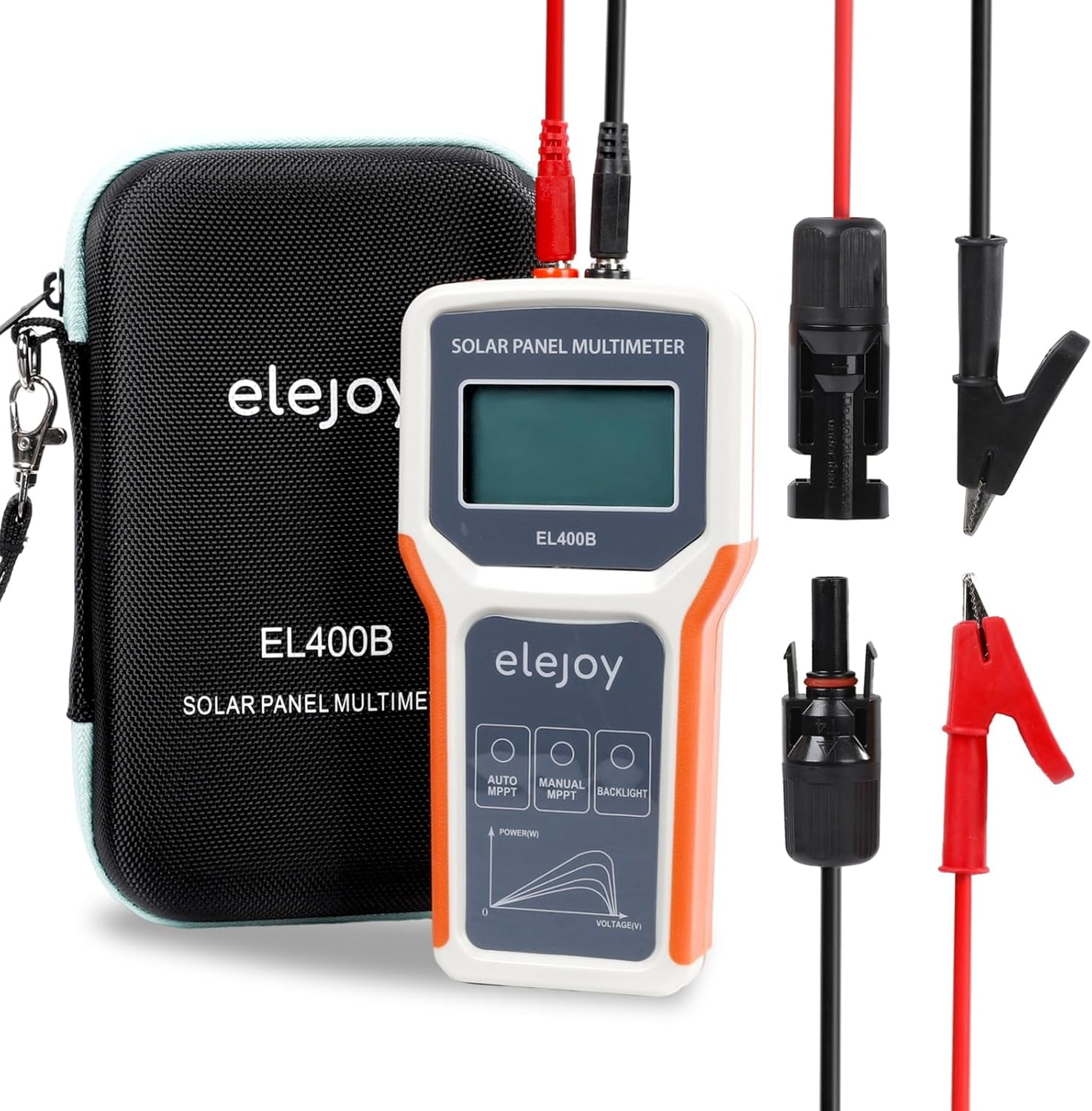 400w solar panel tester mppt photovoltaic multimeter & watt meter smart ...
