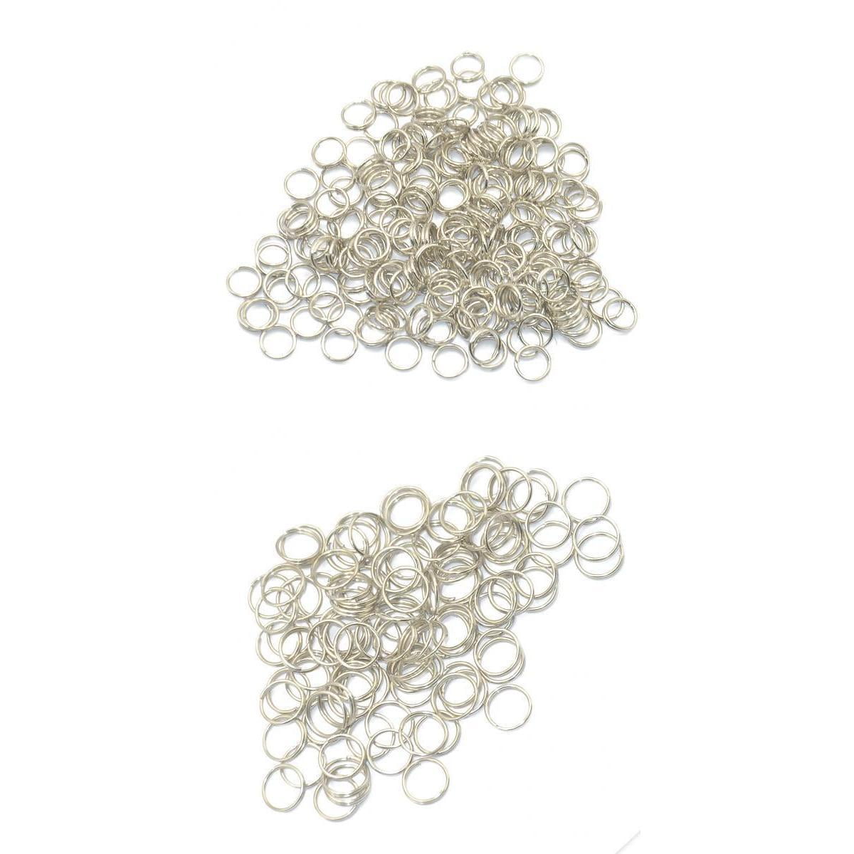 400x Metal Split Rings Jewelry Making Bracelet Necklace Jump Rings ...