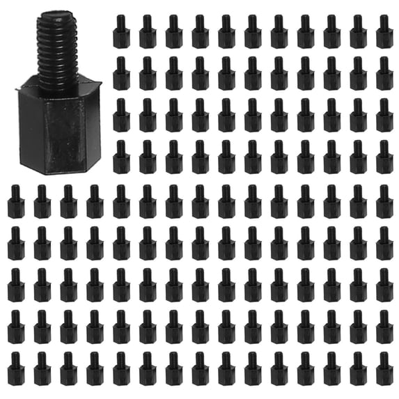 400x Motherboard Nylon Hex Standoff Threaded Spacer M3 Thread 6+6mm ...