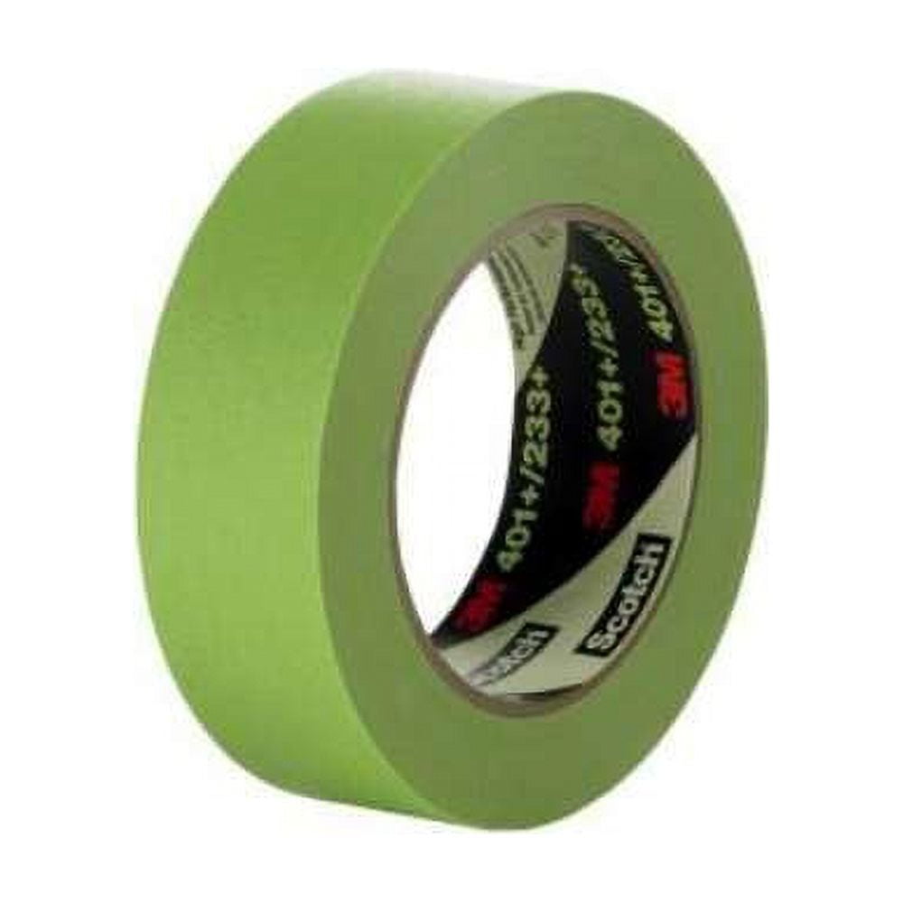 3m Masking Tape,1/4" W,60 yd L,Green,PK96 401+ - Walmart.com