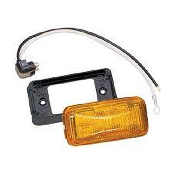 401580 2 in. LED Marker Light with BS & CNT - Amber - Walmart.com
