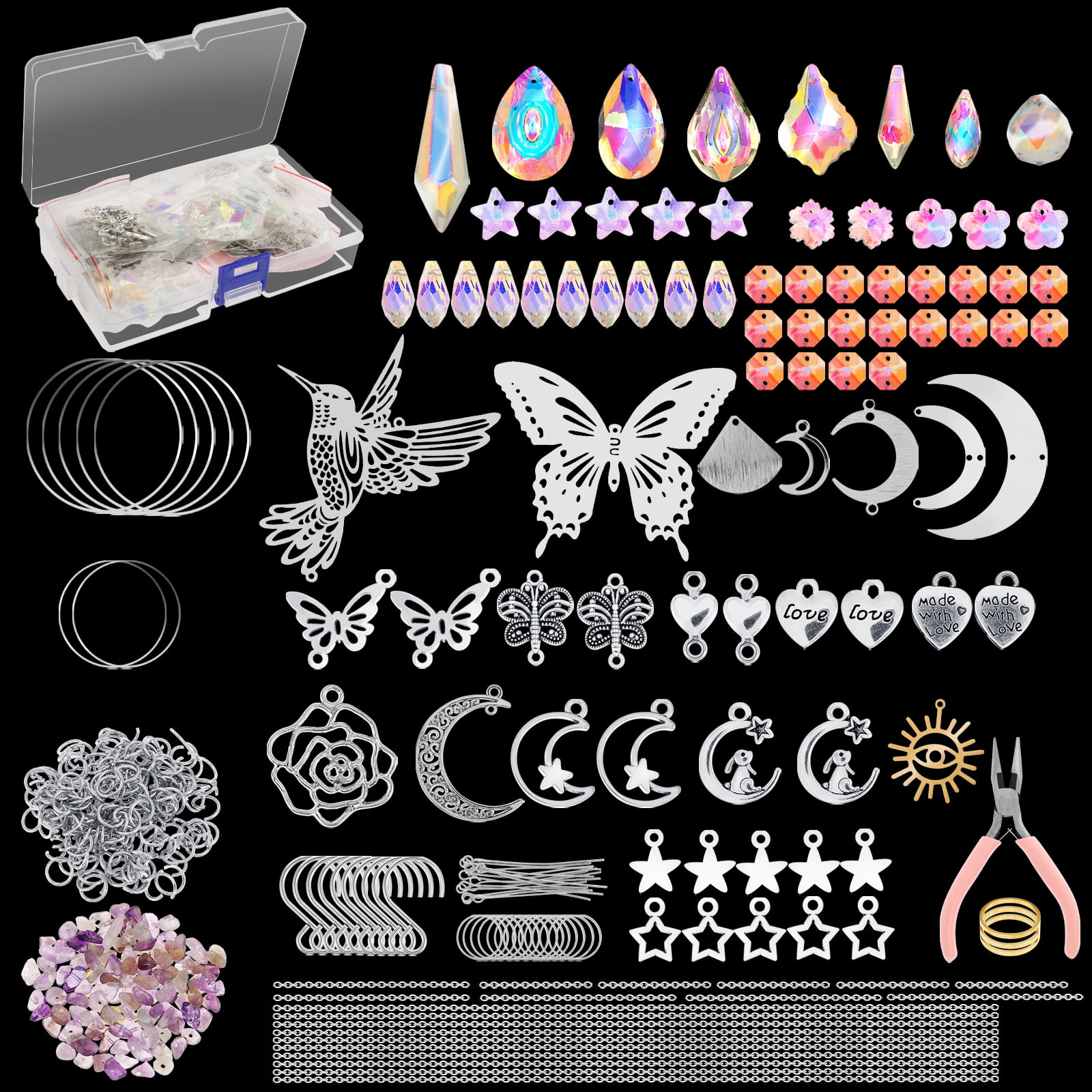 401Pcs DIY Suncatchers Beautiful Sun Catchers Making Kit Complete ...
