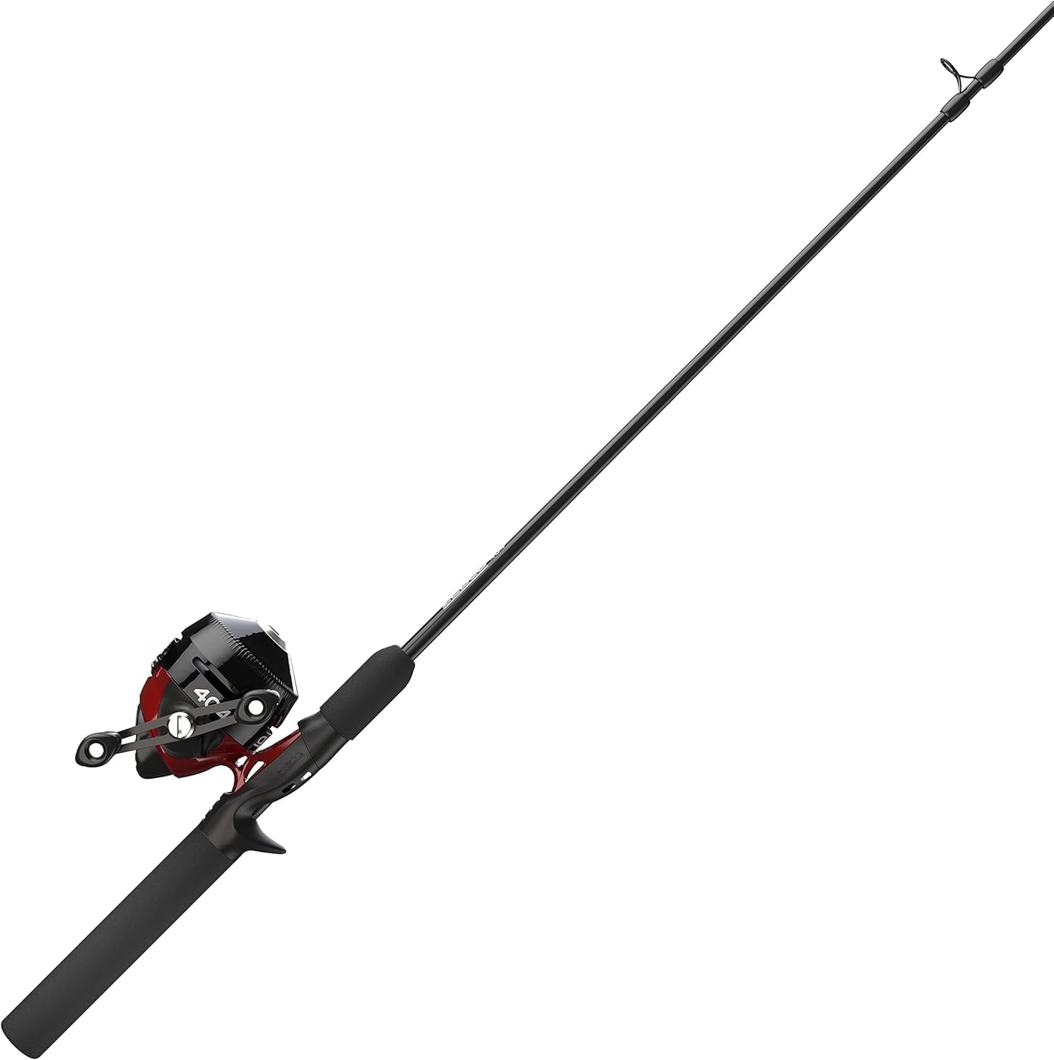 404 Spincast Reel and 2-Piece Fishing Rod Combo, Durable Fiberglass Rod ...