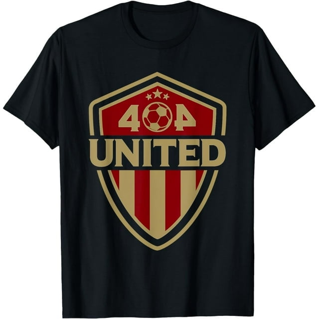 404 United Atlanta Soccer Original Design Badge Jersey T-Shirt ...