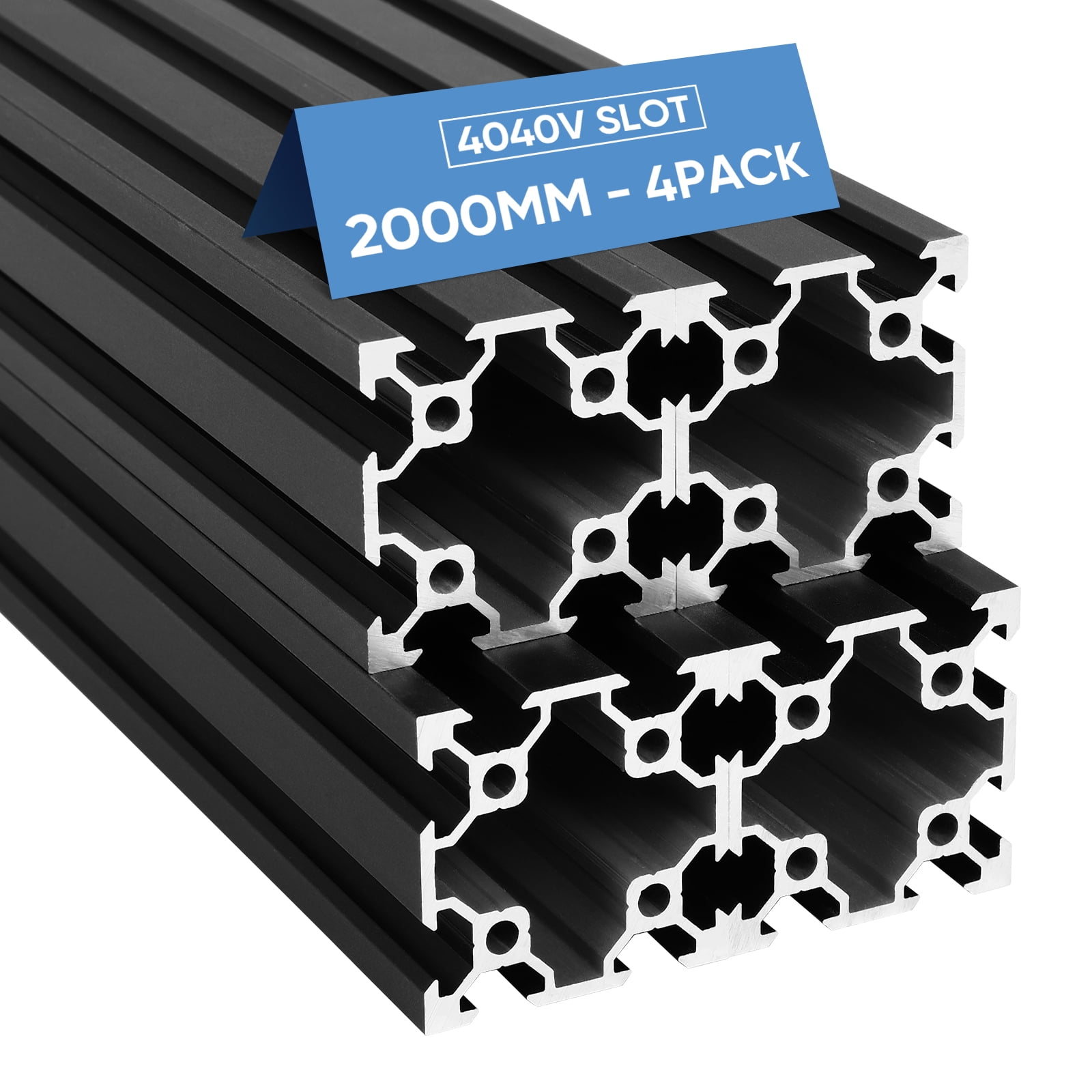 4040 V Slot Aluminum Extrusion European Standard, 2000 mm Anodized ...
