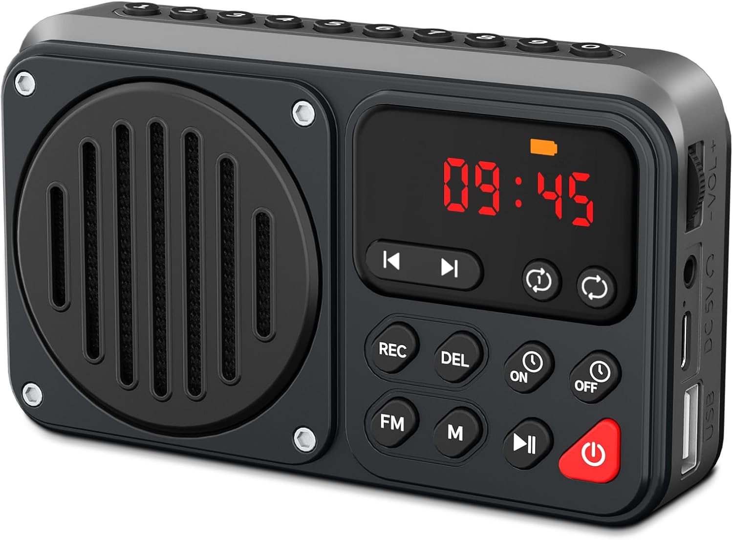 405 Rechargeable FM Radio • Bluetooth Speaker • TF Card and USB • 1500mah battery • Earphone ...