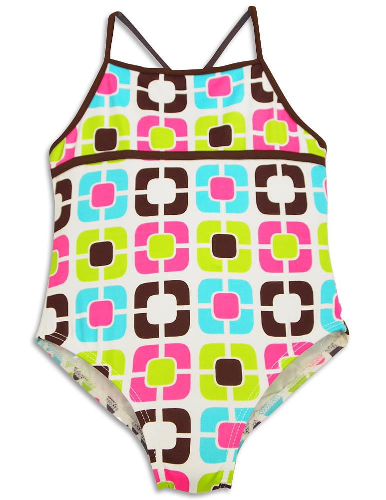 405 South by Anita G - Little Girls One Piece Swimsuit 28674-4 (brown ...
