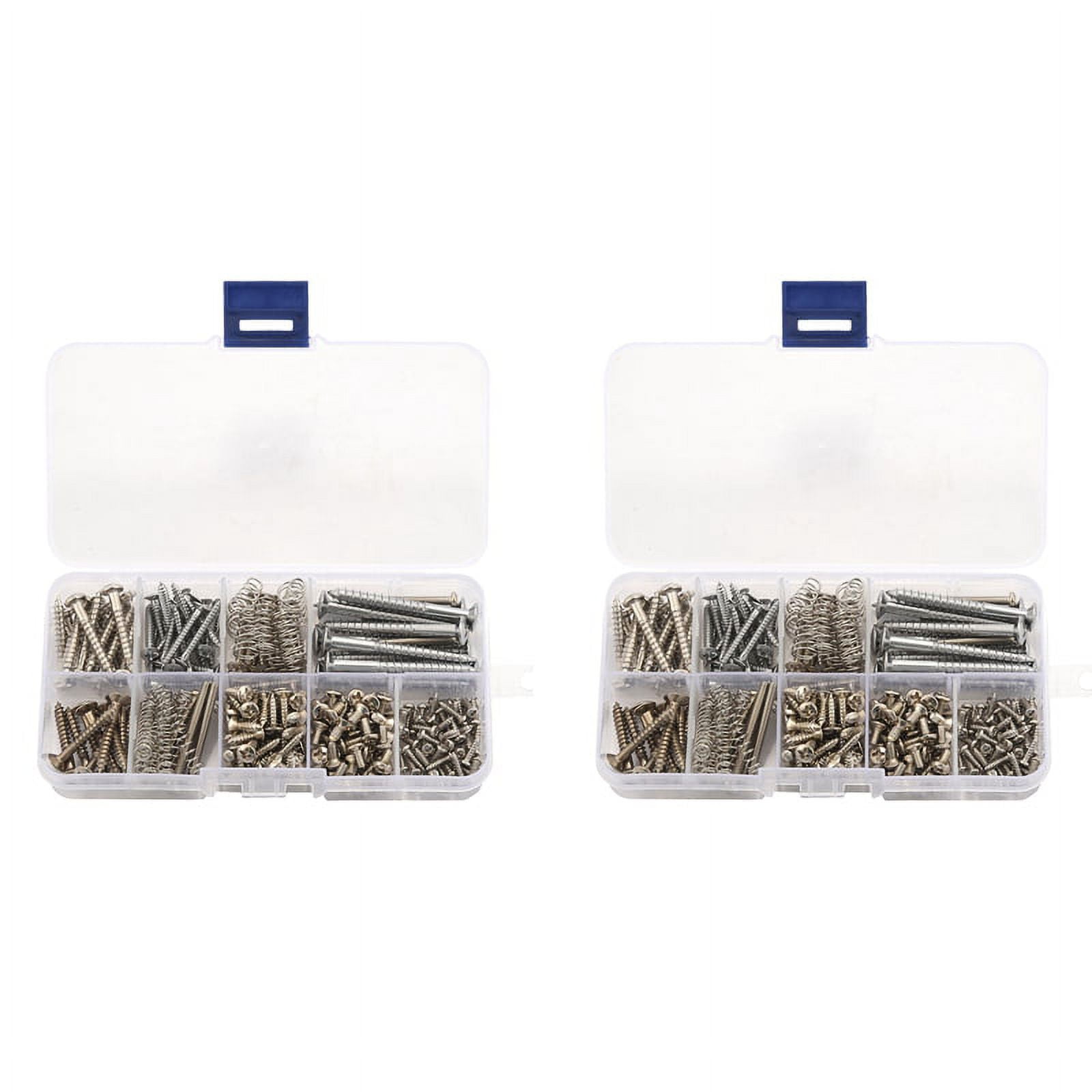 408Pcs Guitar Screw Kit 9 Types Assortment Set with Springs for ...