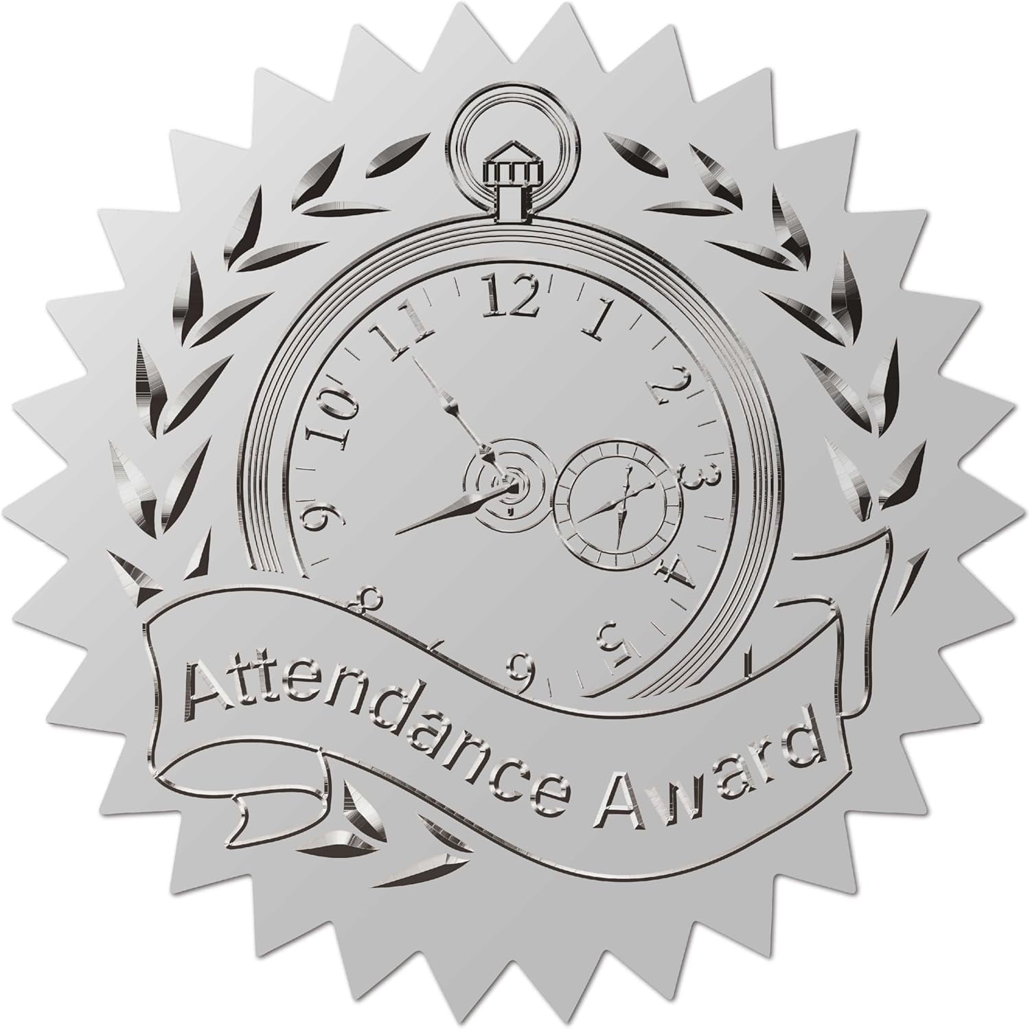408pcs 2 Inch Clock Embossed Envelope Seals Stickers Waterproof ...