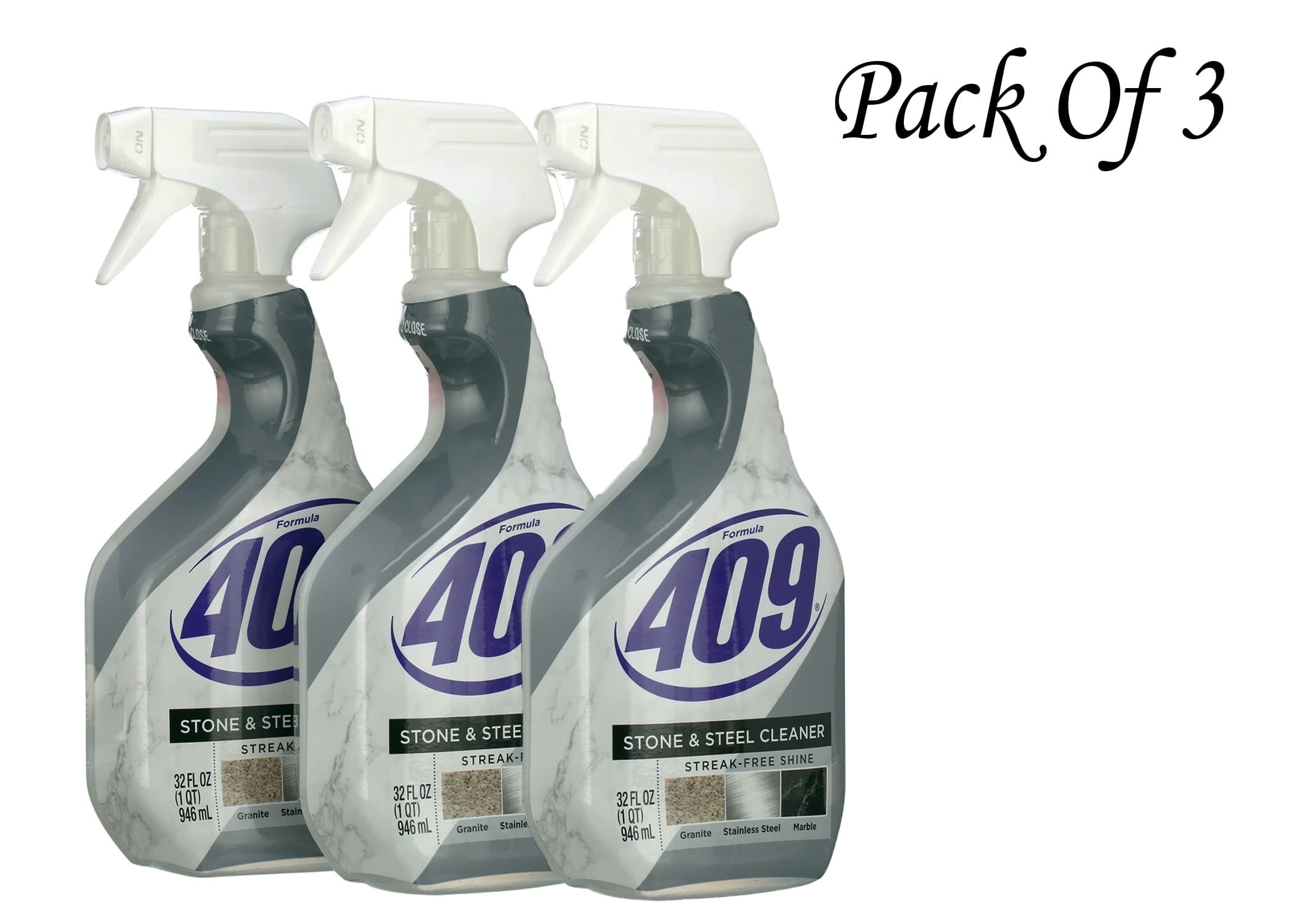 409 Stone and Steel Cleaners, 32oz | 2 Multi Purpose Cleaners for ...