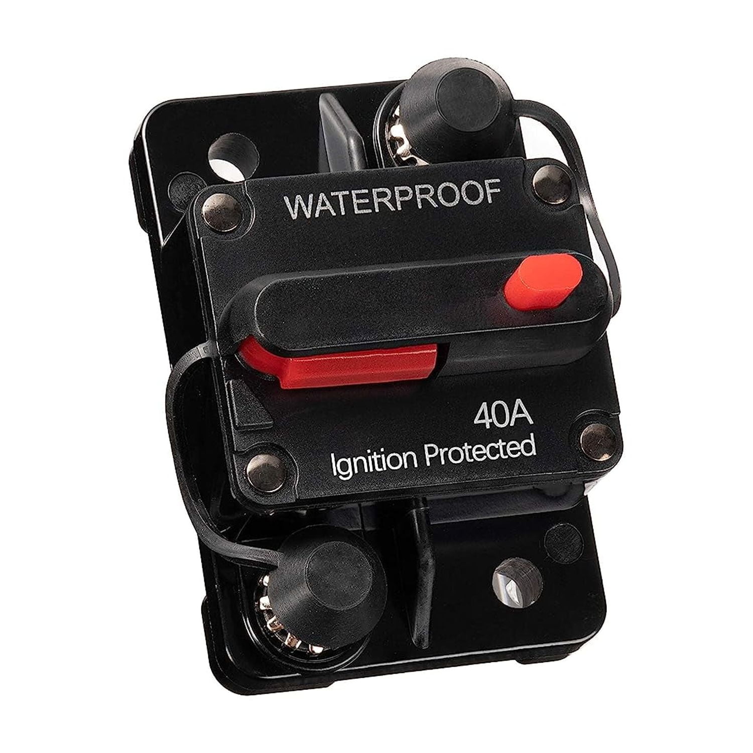 40AMP Circuit Breaker with Manual Reset,12V-48V DC Waterproof Inline ...