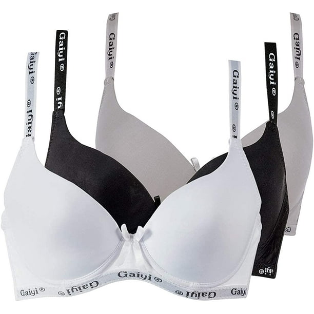 40C Bras for Women 3 Pack Underwire Full Coverage Bra, Convertible ...