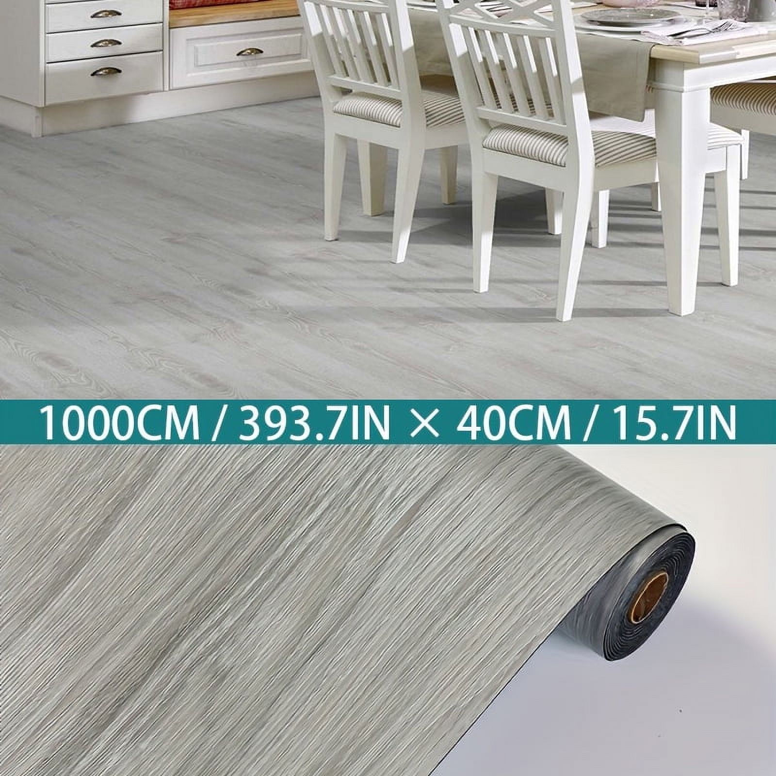 40CM Roll Material Wood Grain Self-adhesive Wall Sticker Floor Sticker ...