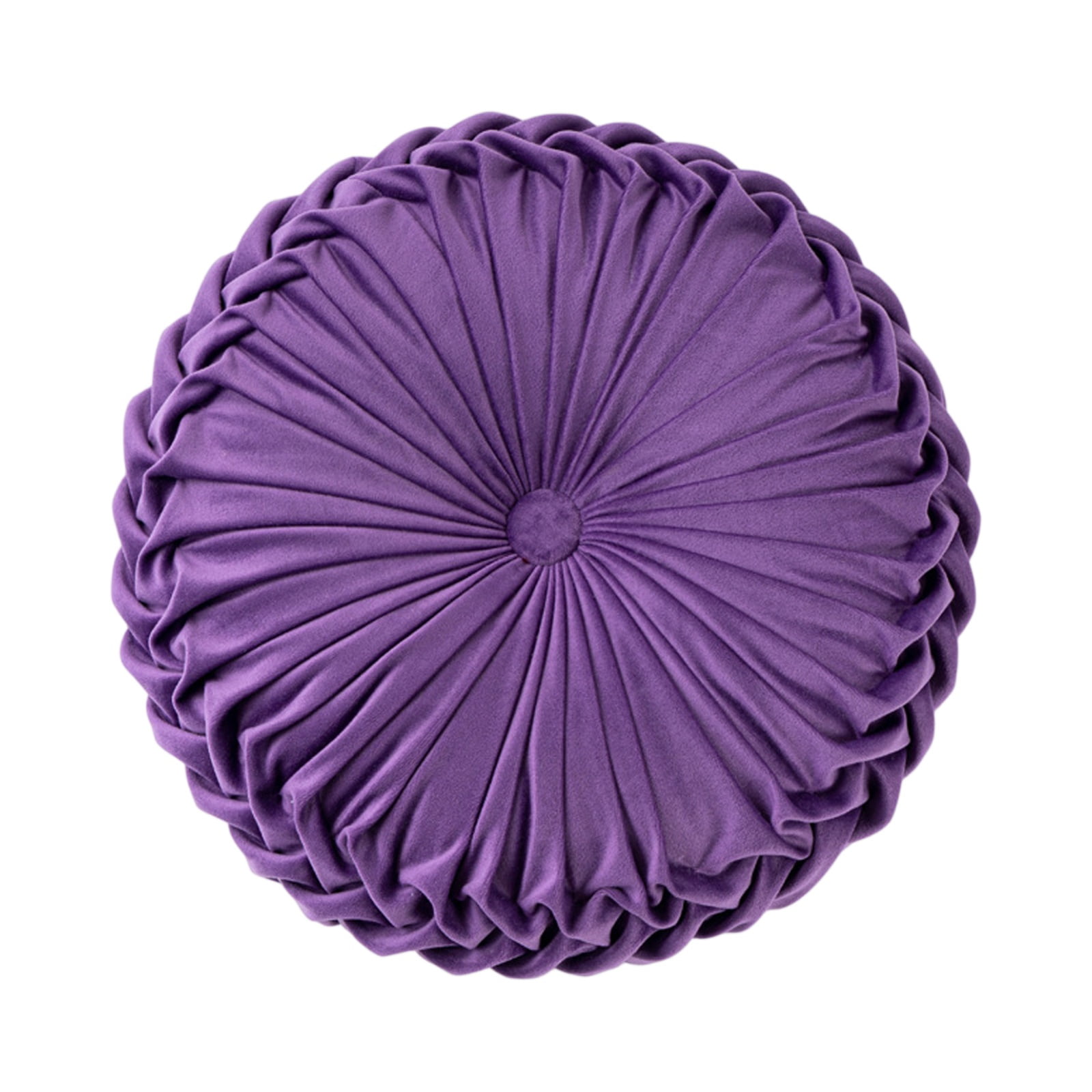 40Cm Round Pumpkin-Shaped Pillow With Pleated Button Design, Thickened ...