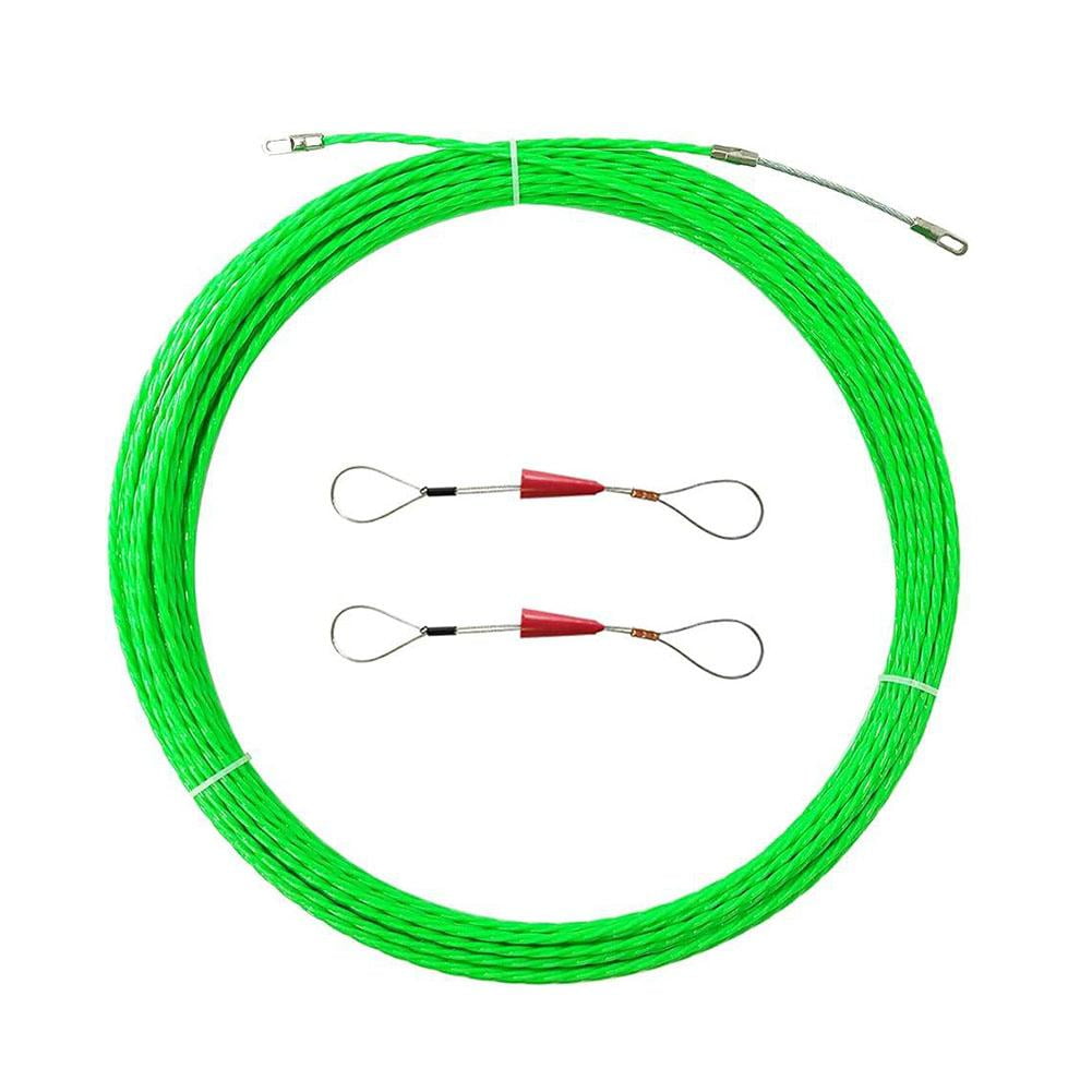 40FT Fish Tape Wire Puller Through Wall, Electrical Fish Tape Pull Push ...