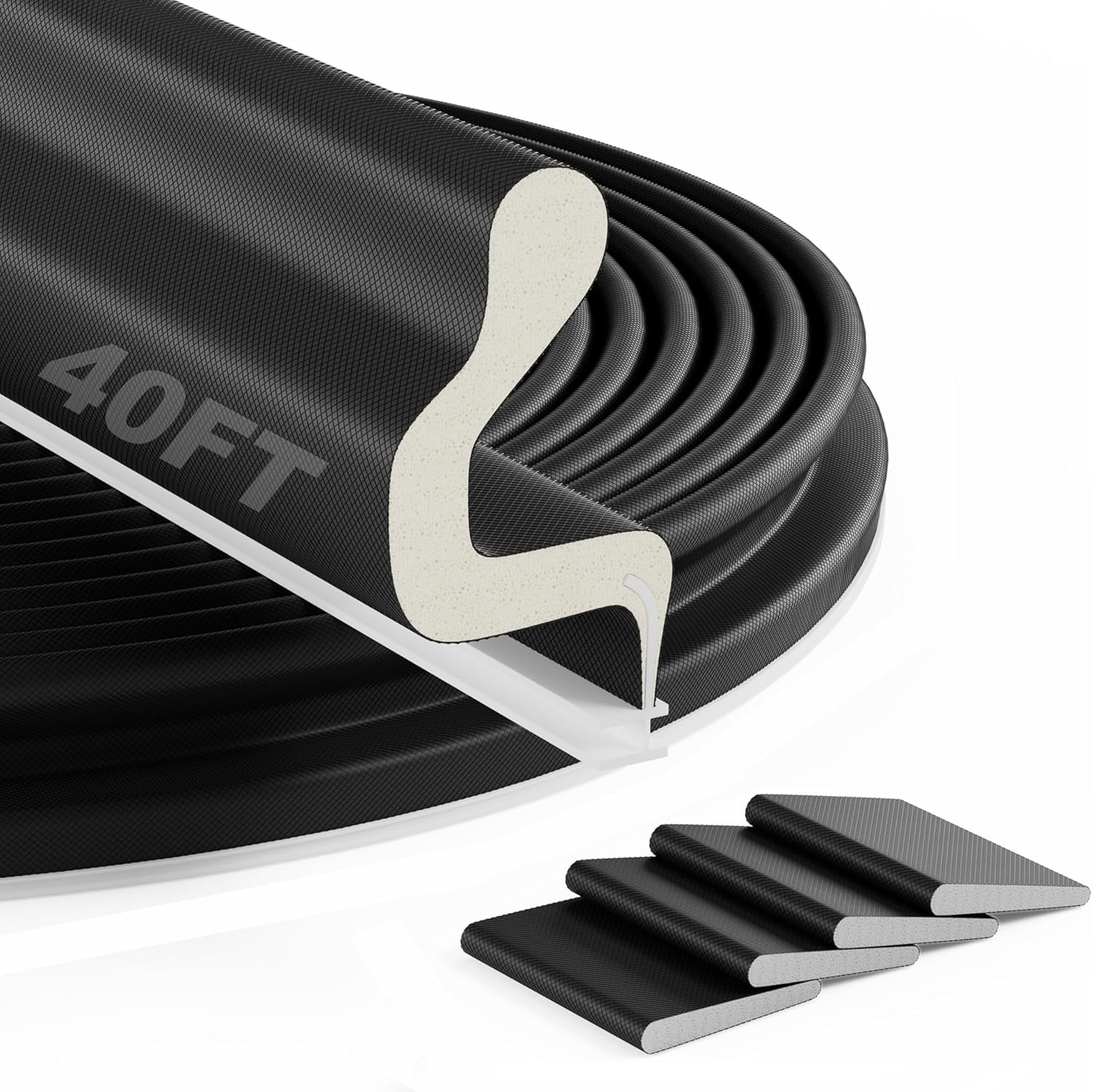 40FT Kerf V-Shaped Weather Stripping Door Seal Soundproof Weather ...