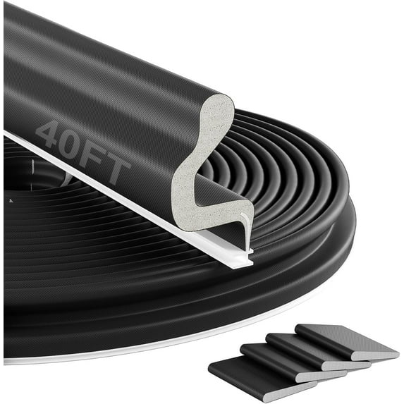 40FT Kerf Weather Stripping Door Seal Sound Proof Weather Strips Seal ...