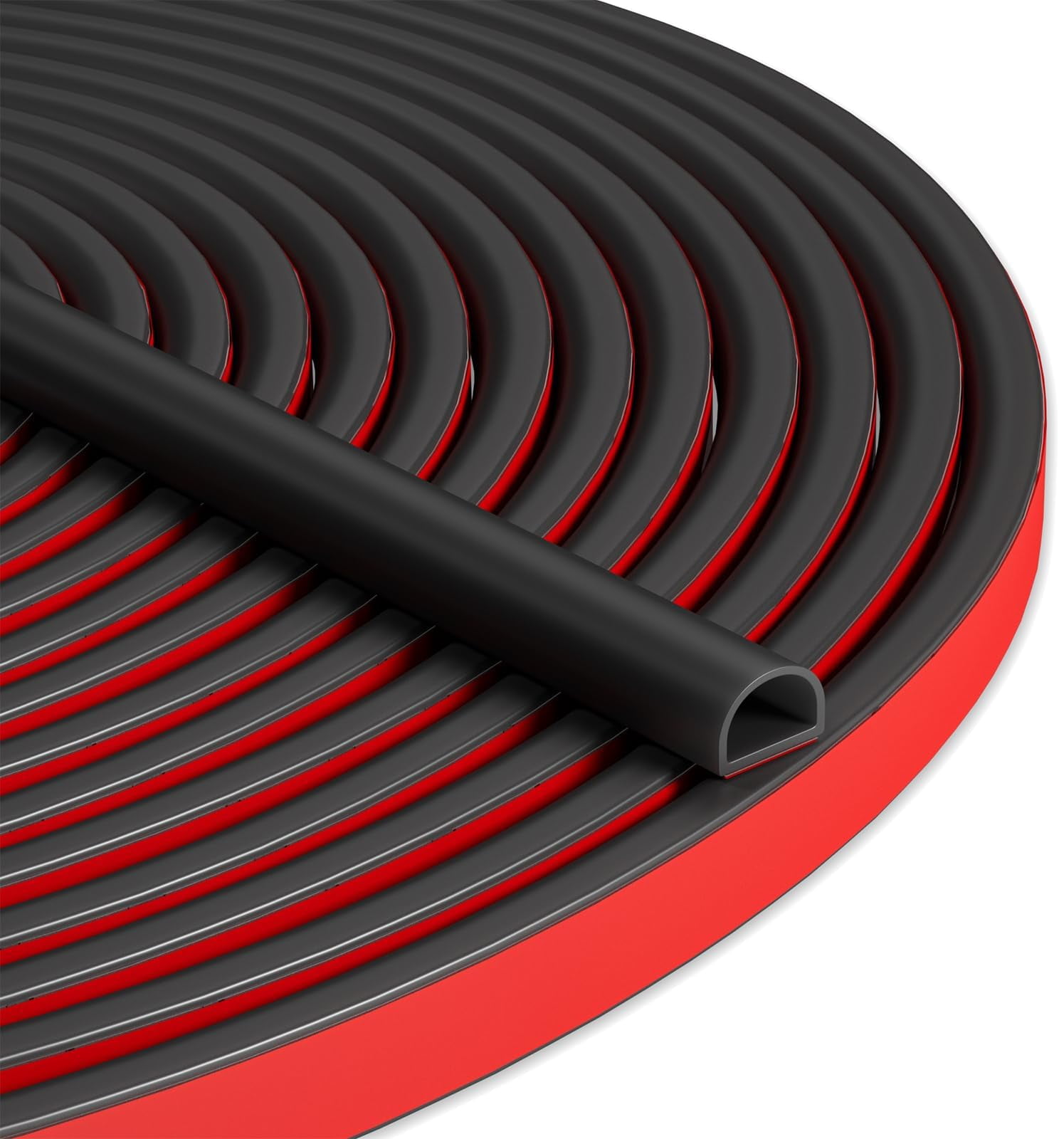40FT Weather Stripping Door Seal - Self Weather Insulation Strip ...