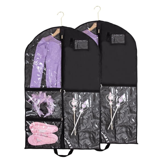 40Inch Garment Bag for Hanging Clothes, Waterproof Dance Costume Bags ...