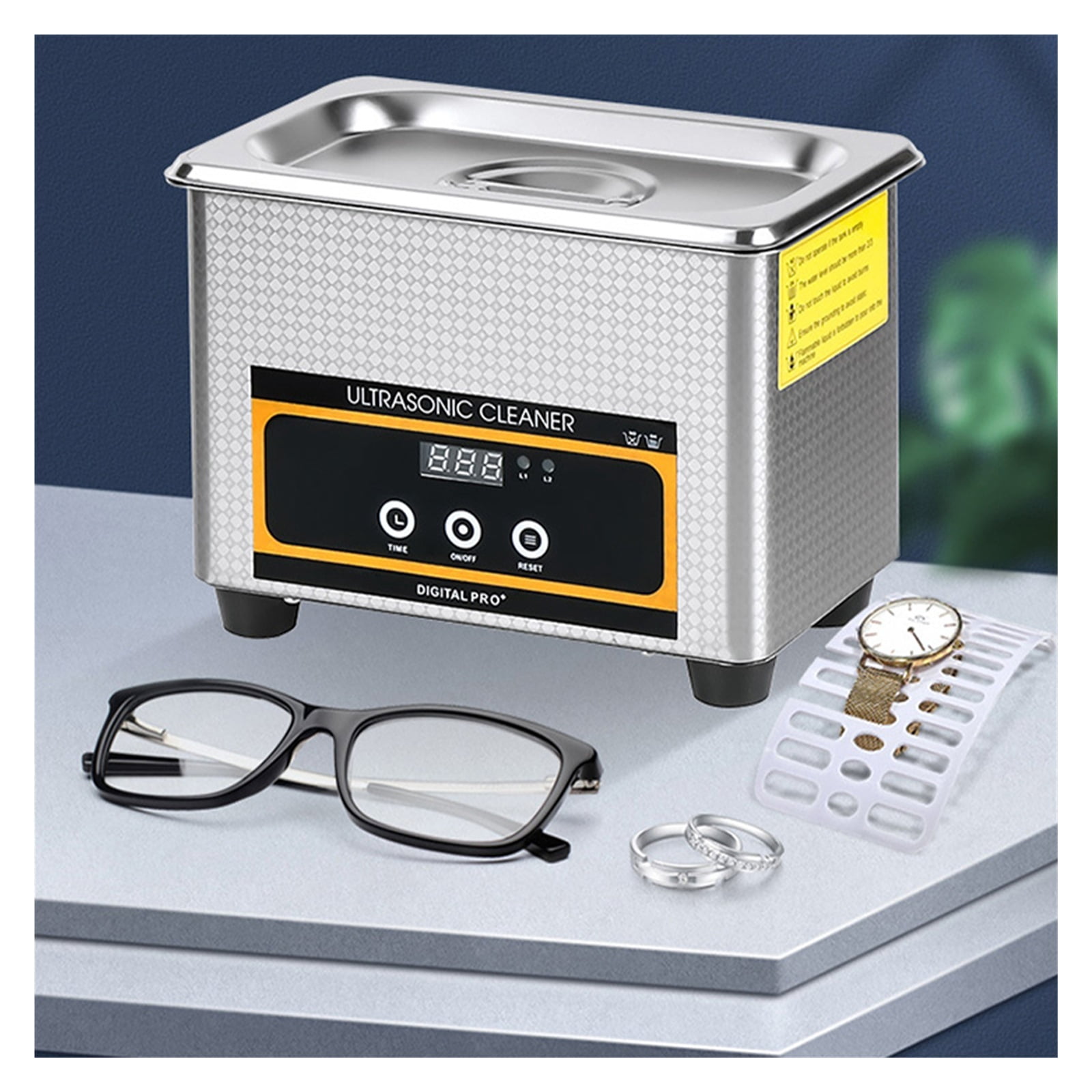 40Khz Digital Ultrasonic Cleaner 60W Sonicator Bath Degas for Gold ...