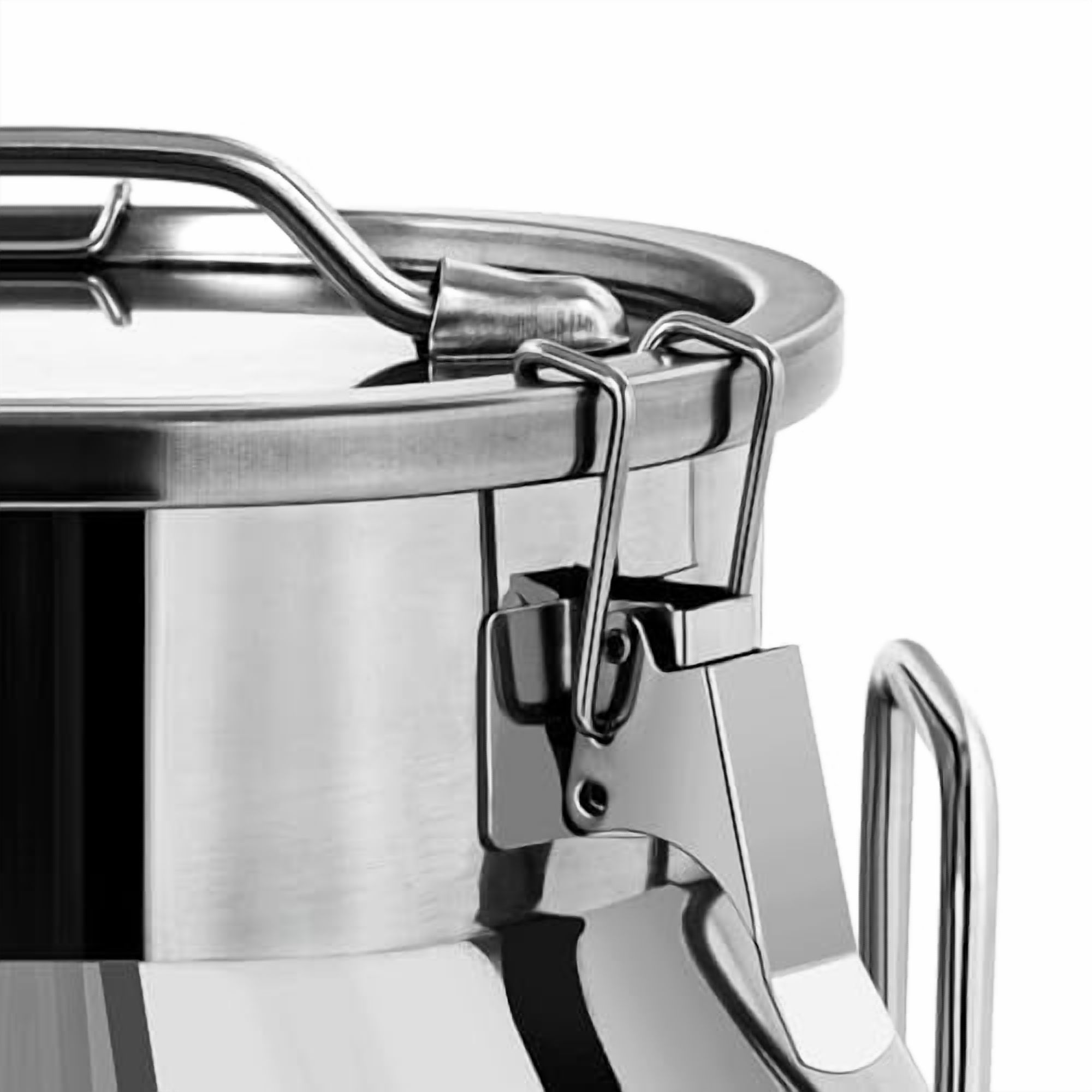 40L/10.57Gal Milk Can, Stainless Steel Milk Can with Lid Milk Jug Milk ...