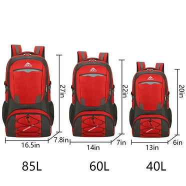 Ozark Trail 50 Liter Backpack, with Adjustable Compression Straps, Tan ...