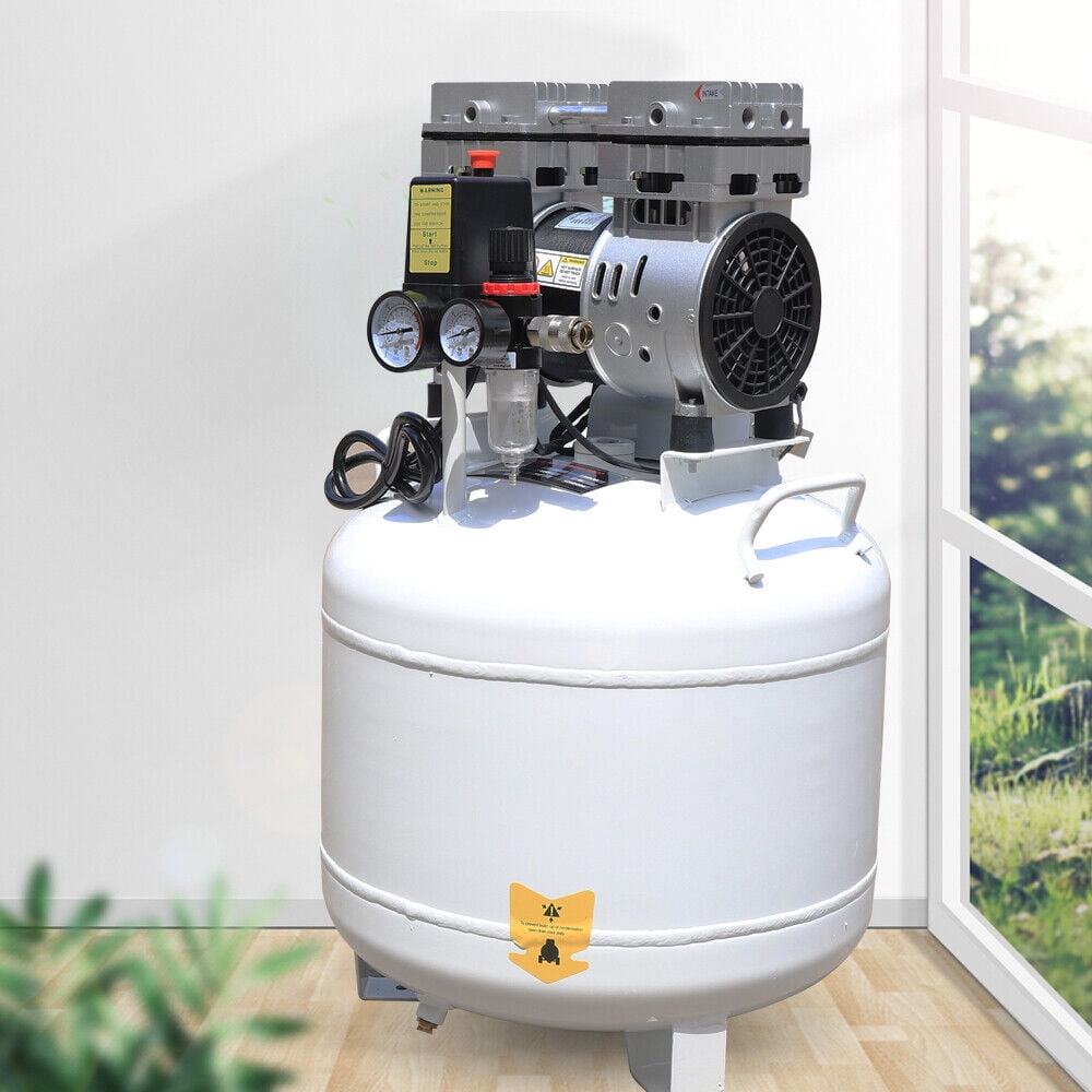 40L Portable Me-dical Air Compressor 110V 750W Electric Den-tal Air ...