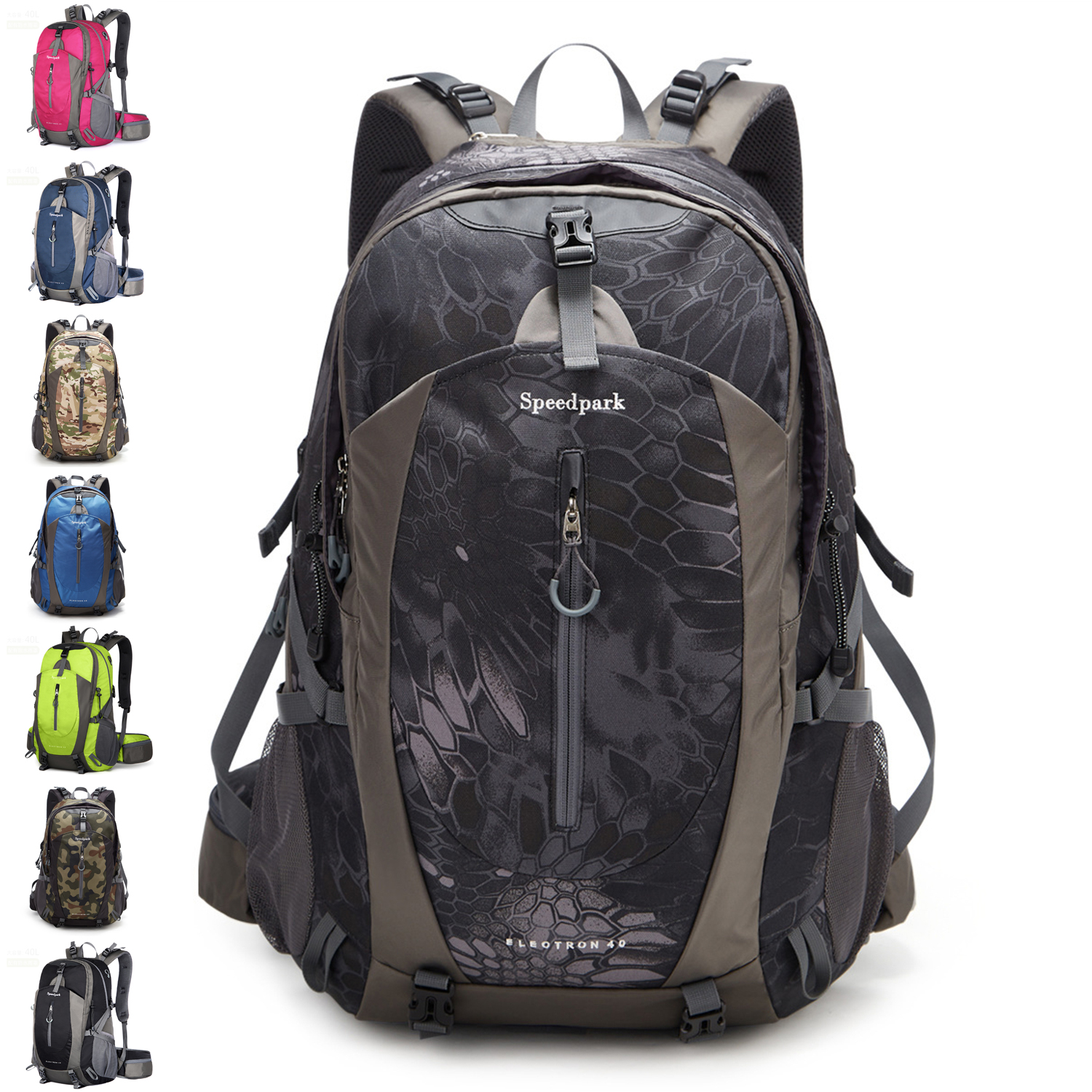 40L Waterproof Tactical Backpack Men Women Hiking Cycling Climbing ...