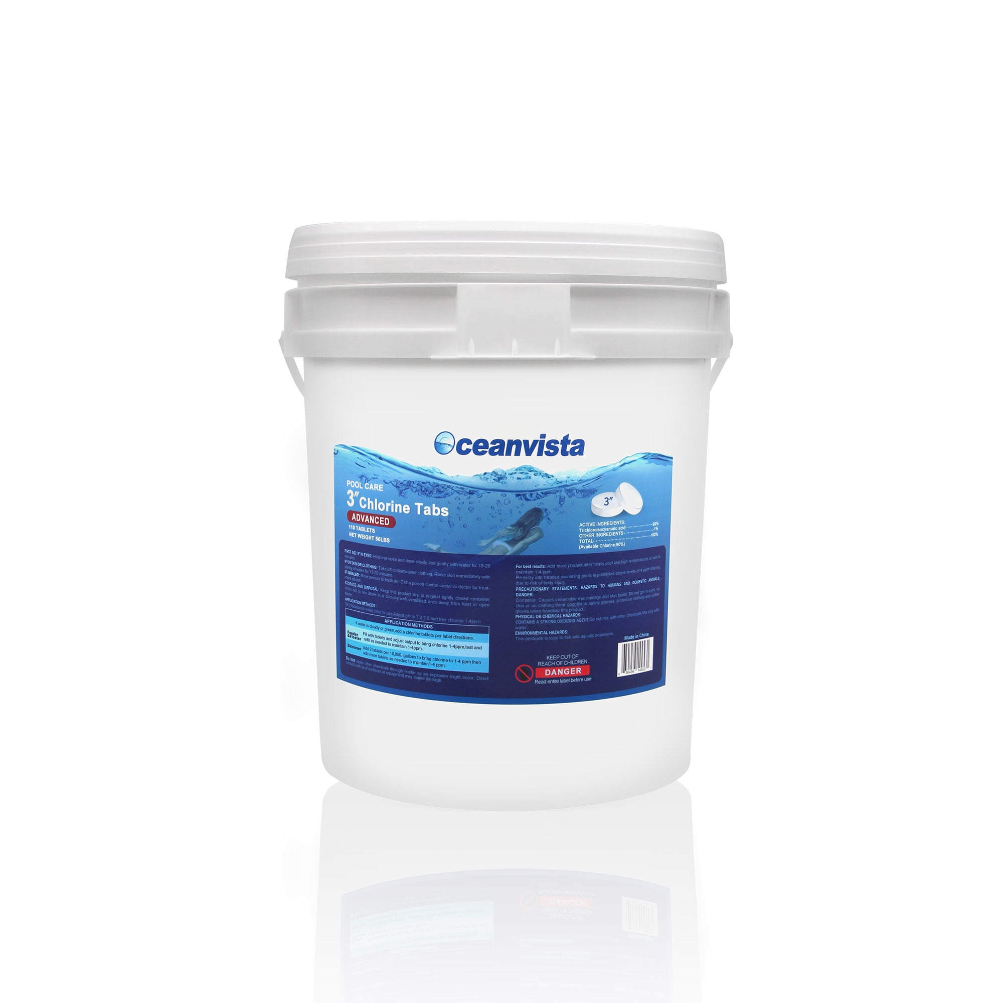 40LBS 3-IN Individually Wrapped Chlorine Tablet Sanitizer for Spa, Hot ...