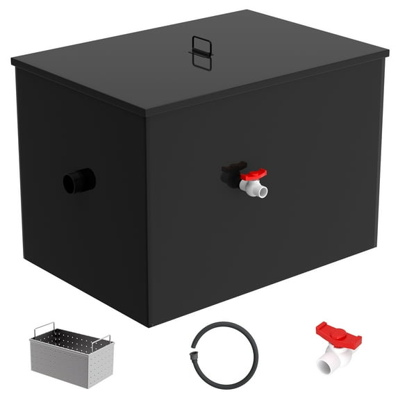 40LBS Grease Interceptor, Grease Trap, Commercial Grease Trap, Under ...