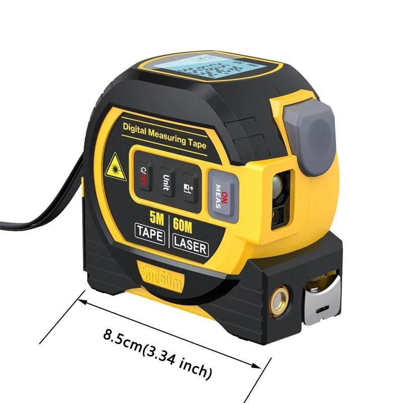 40M/60M Laser Tape Measure, 1 Count 3-in-1 5M Digital Tape Measure ...