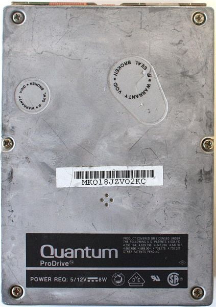 40MB 3.5\" SCSI HDD, 40S, 0278,PRODRIVE, 800-09-93 2.1, 2, APPLE ...