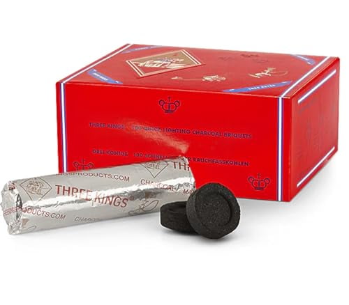 40MM Charcoal Box: Supplies for HOOKAHS – 100pc Box of Quick-Light ...