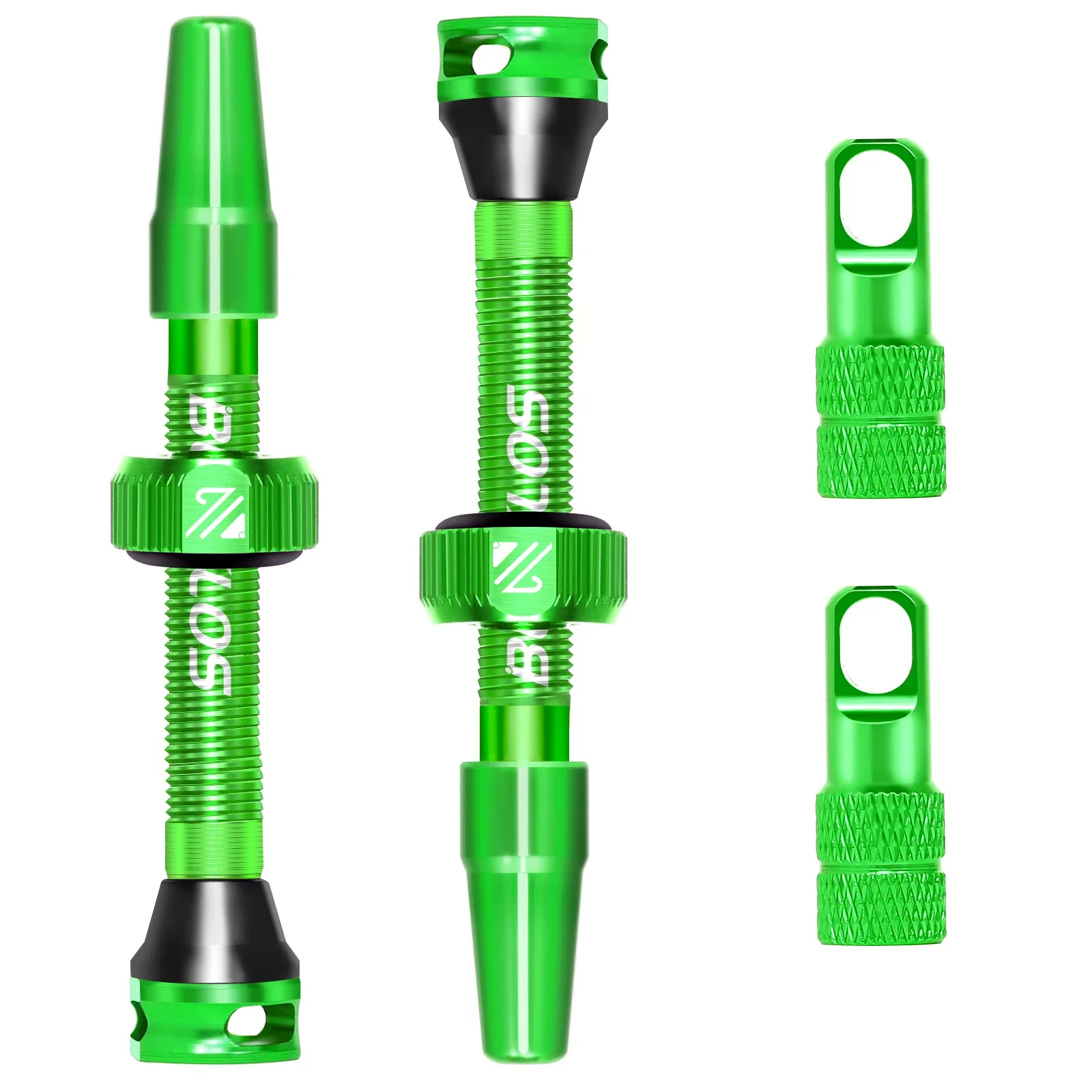 40MM-GREEN-Presta Valve for Bicycle, Alloy Stem - Walmart.com