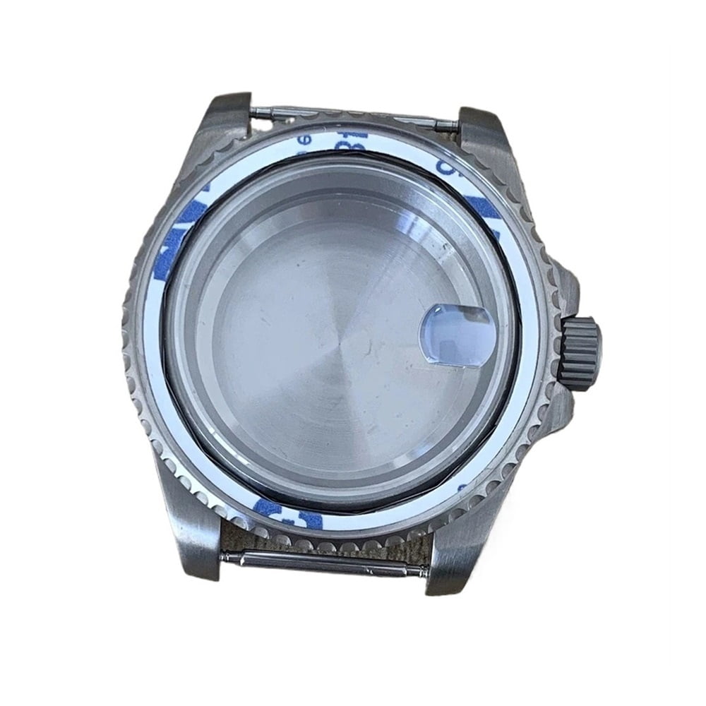 40MM Retro Watch Case Titanium Case with Sapphire Magnifier Glass ...