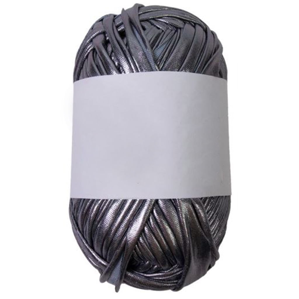 40Meter Metallic Tshirt Yarn Glossing Yarn Metallic Knitting Yarn ...