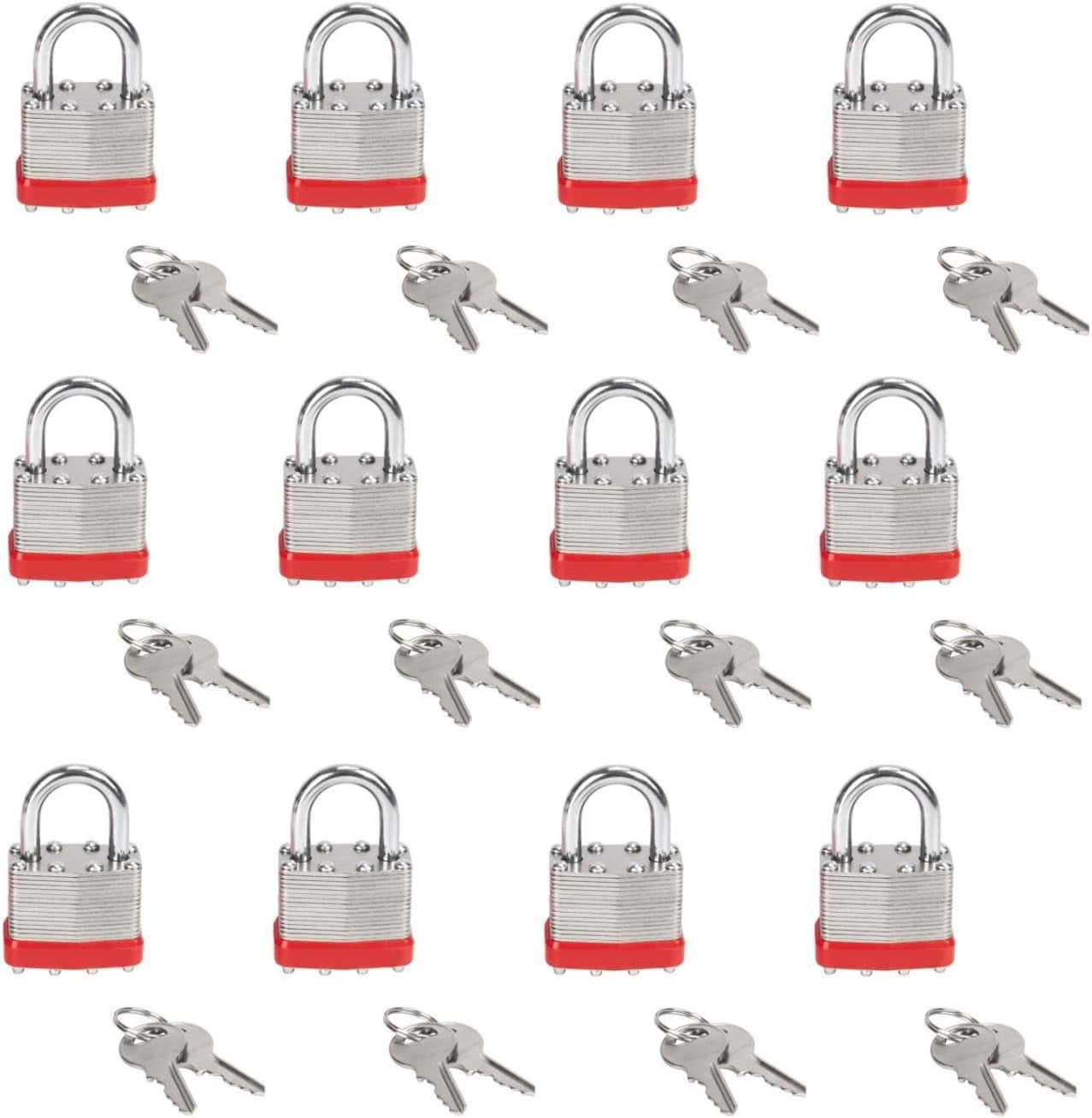 40Mm Keyed Alike (A389) Laminated Steel Short Shackle Padlock, Shackle ...