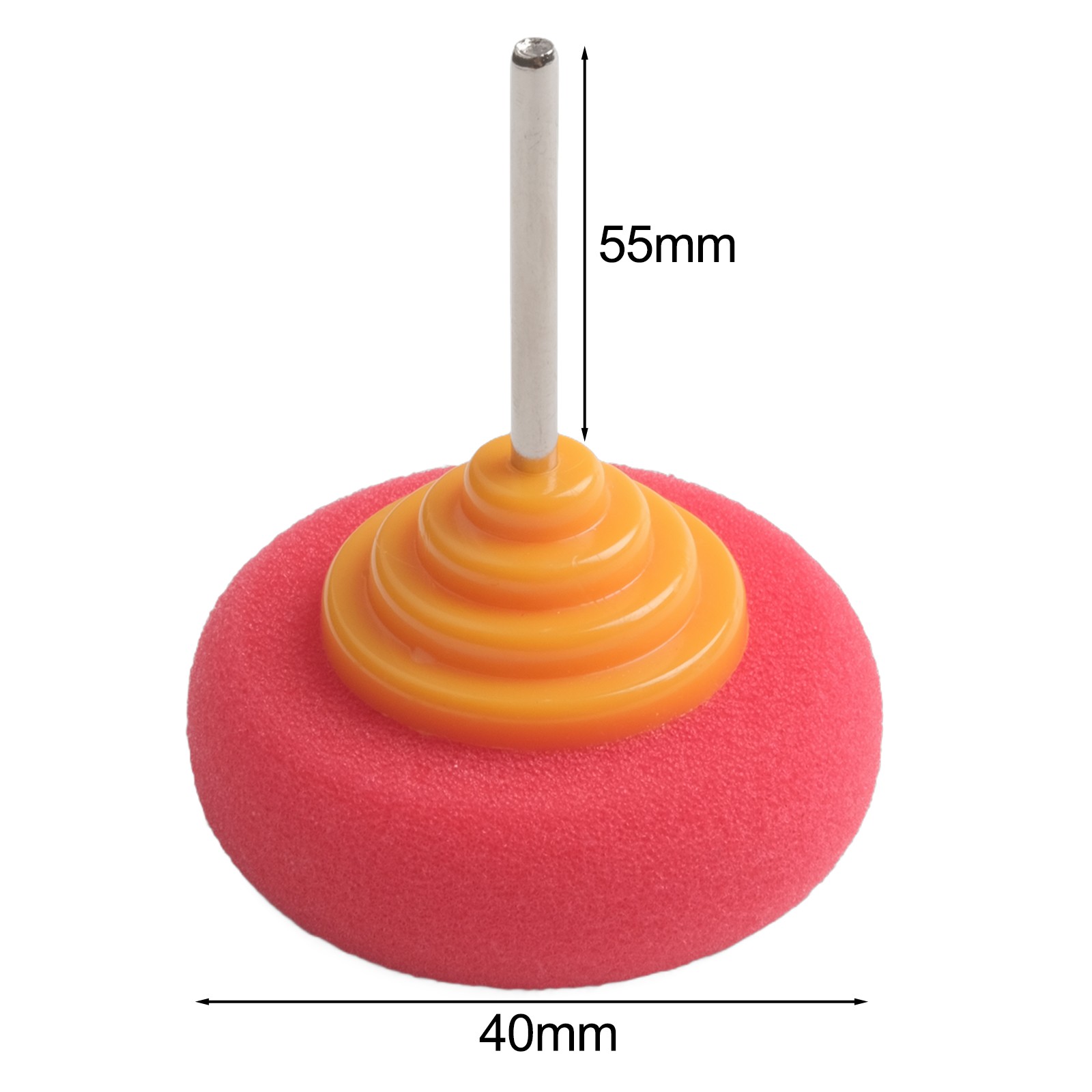 40Mm Mini Polishing Sponge Buffing Wheel Car Hub Steel Rim Burnishing ...