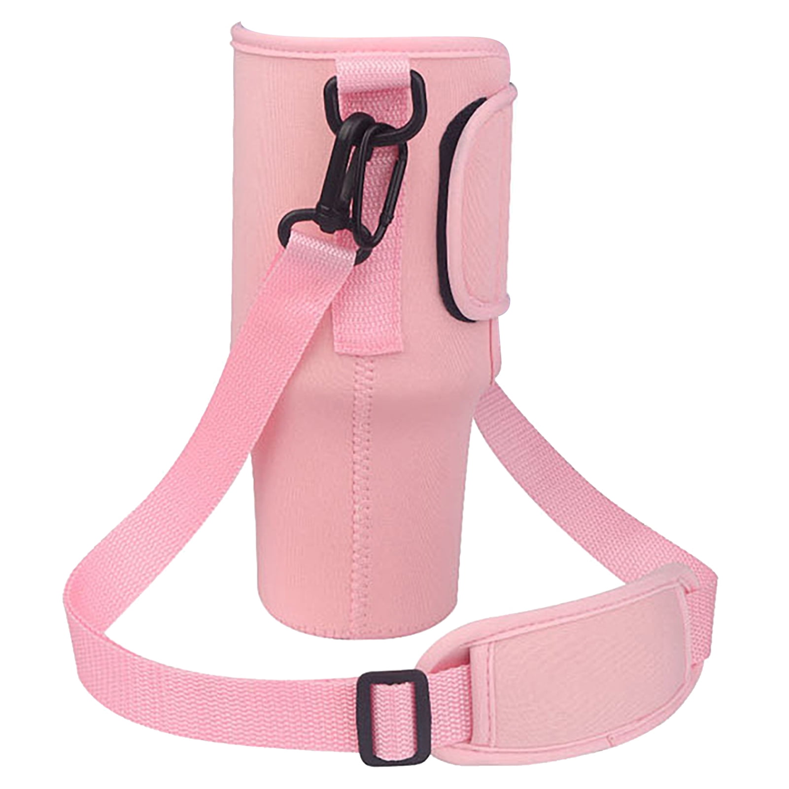 40OZ Tumbler with Handle Carrier Holder, Adjustable Shoulder Strap Fastener Tape Travel Water ...