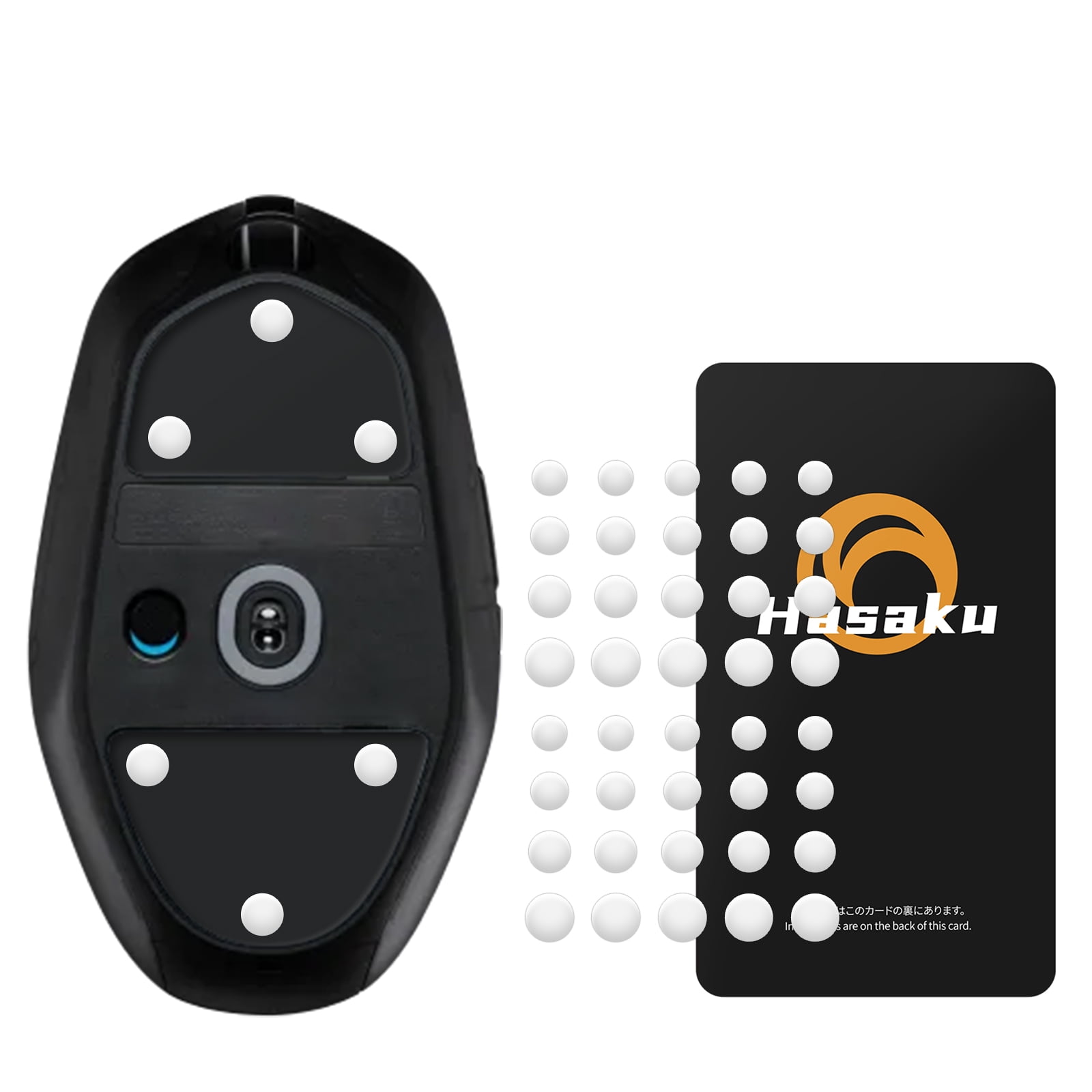 40PCS 5.5mm,6mm,6.5mm,7mm Round Universal Dots HASAKU Mouse Feet for ...