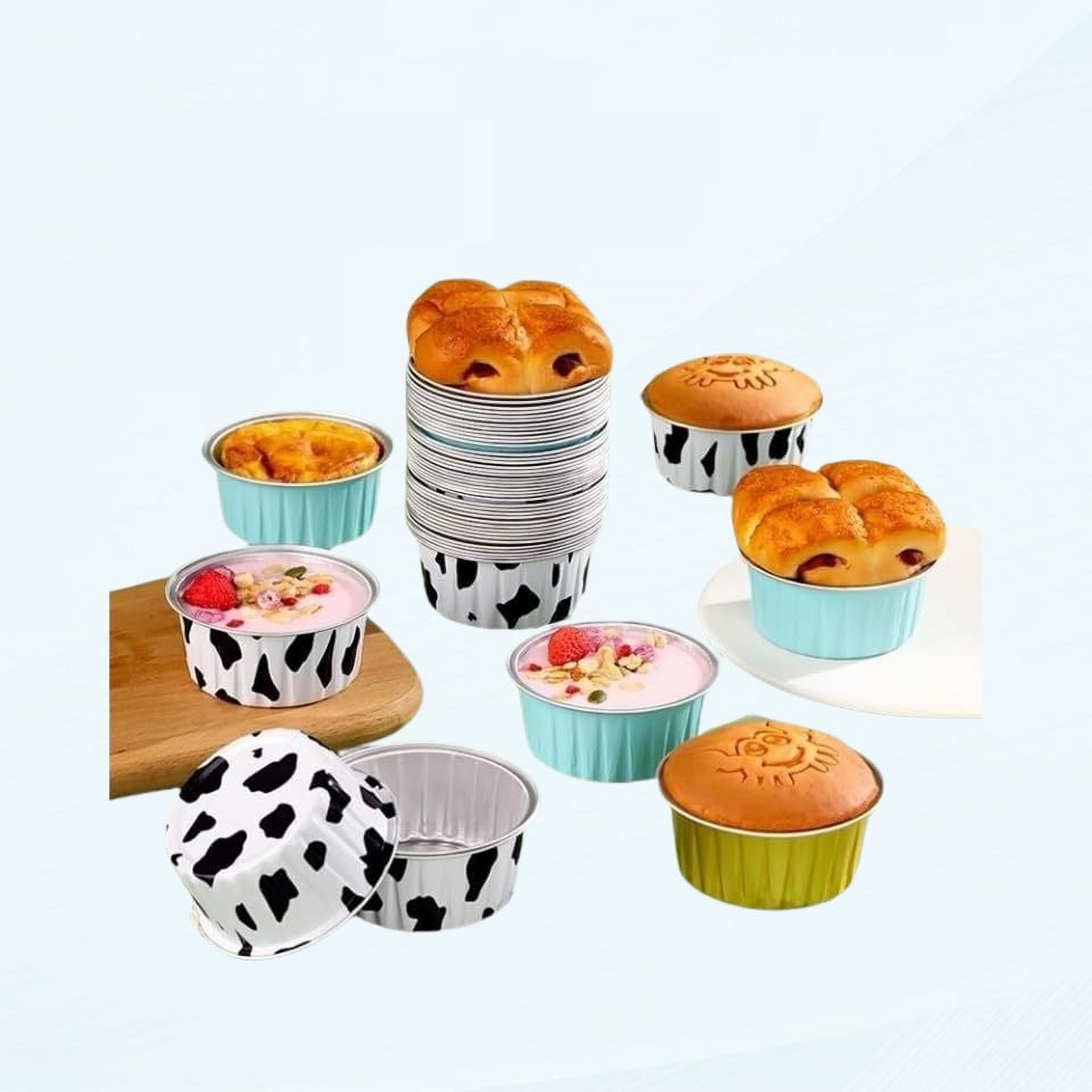 40PCS Baking Cups Mini Dessert Cups Without Labels, DIY Air Fryer Cup ...