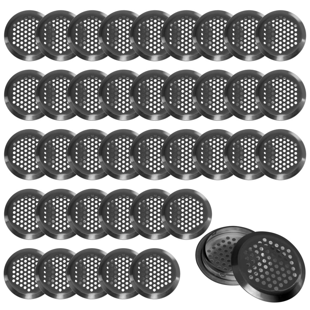 40PCS 2" Round Soffit Vents, Stainless Steel Mesh Hole Louvers for ...