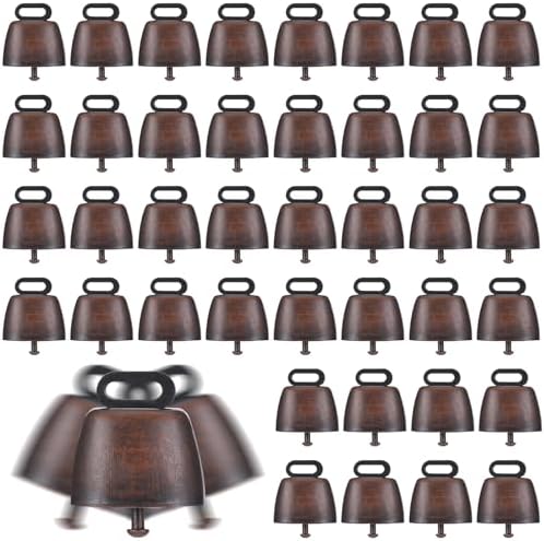 40PCS Cow Horse Sheep Grazing Copper Bells Small Brass Bells Cattle ...