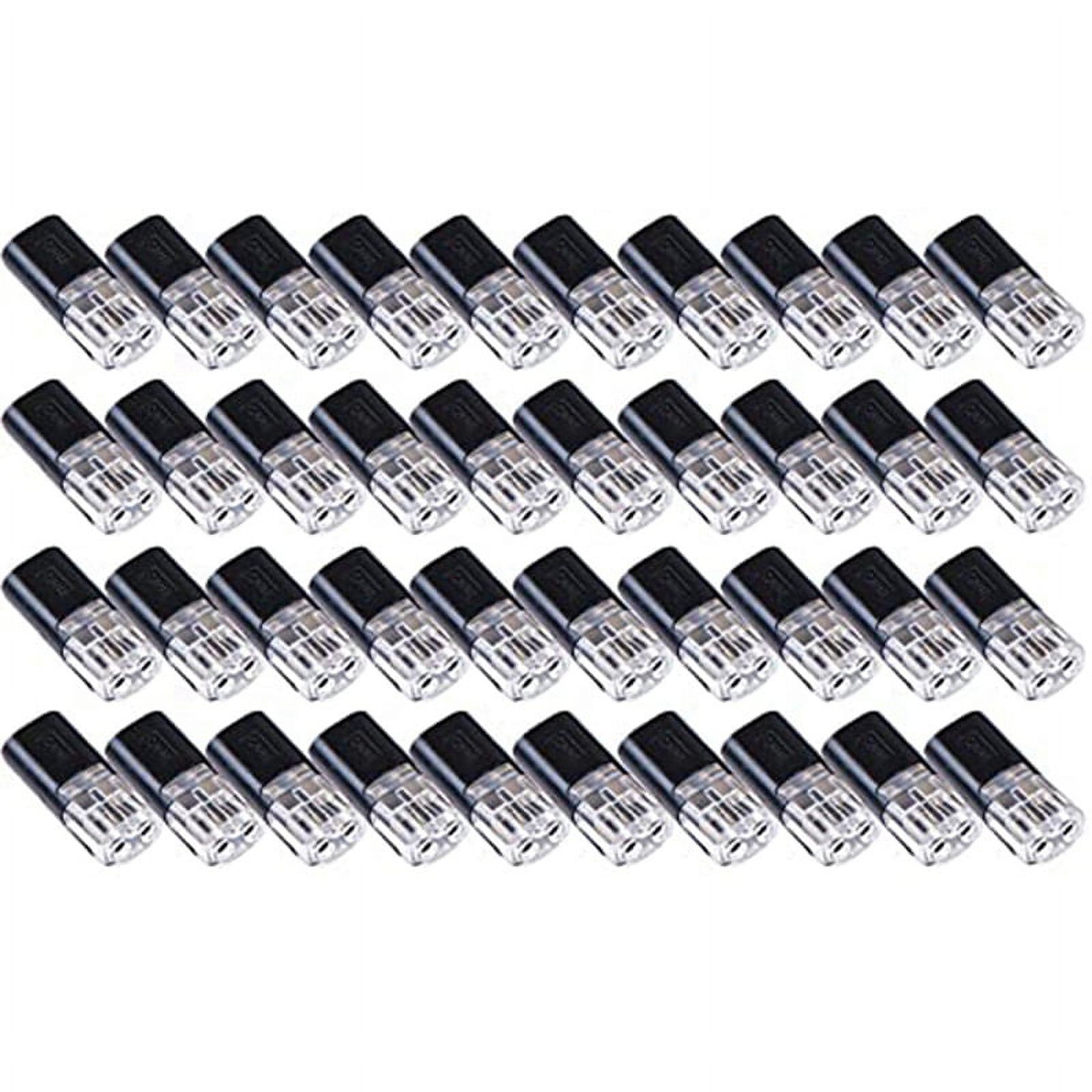 40PCS Double-Wire Push-In Connector with Locking Buckle,Low Voltage ...